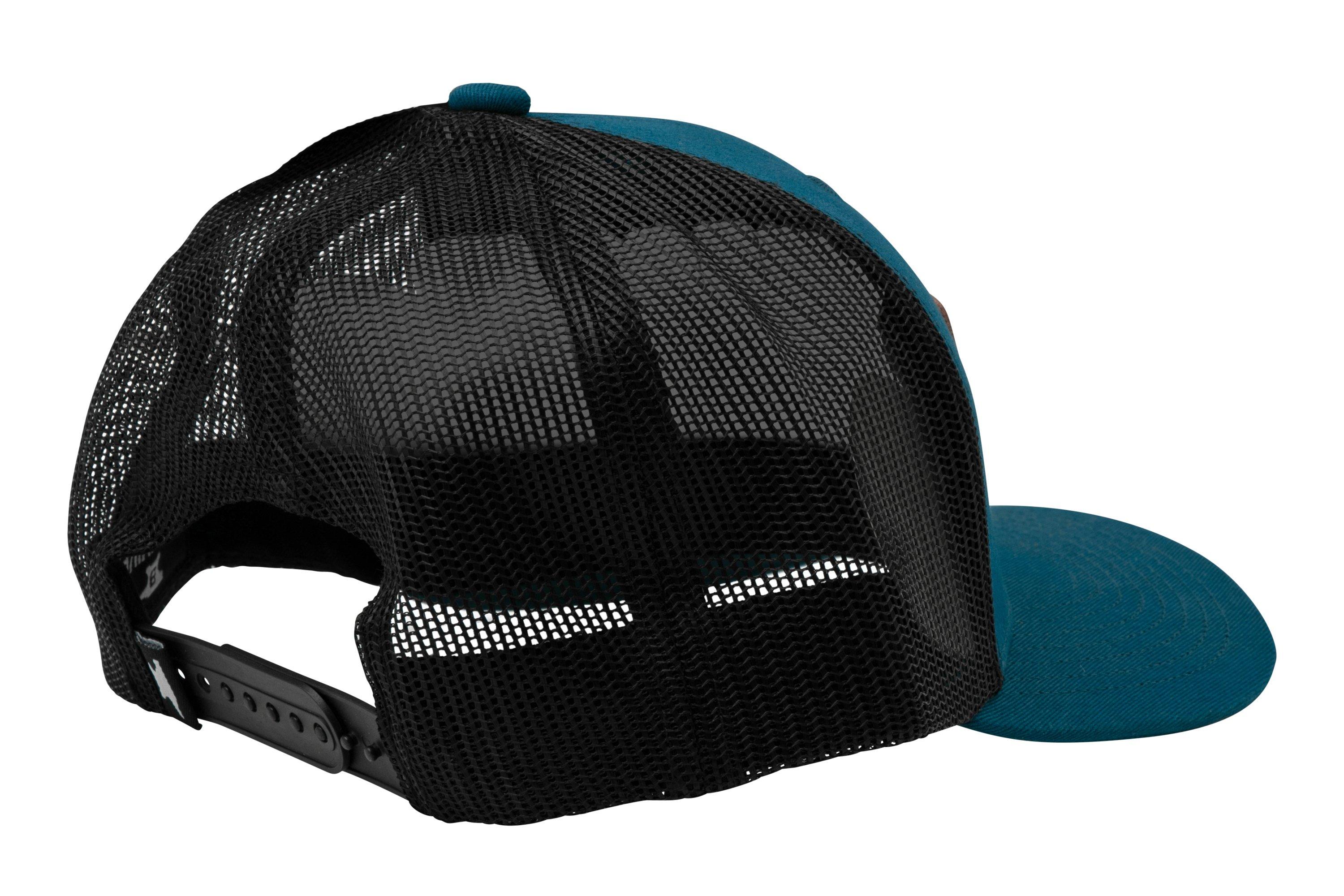 Buck Logo Leather Patch Cap 89159, Blue/Black, Kappe | Günstiger shoppen bei knivesandtools.de