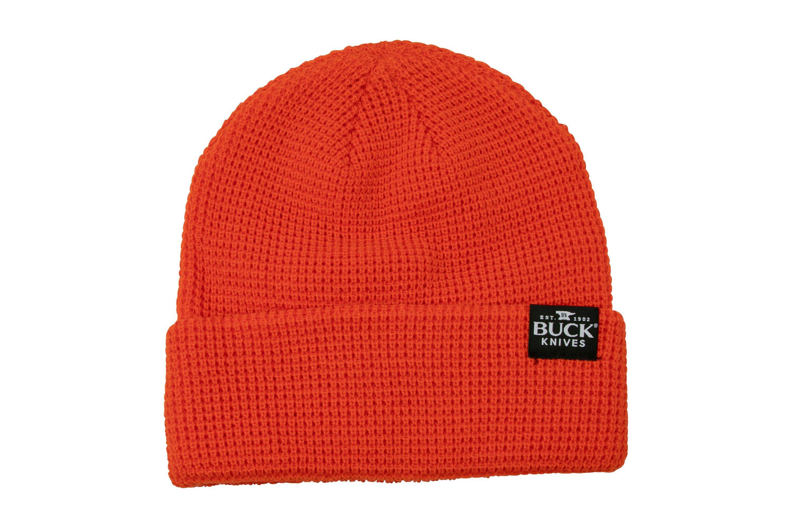 Buck Waffle Knit Beanie 89170 Blaze Orange, beanie | Advantageously ...