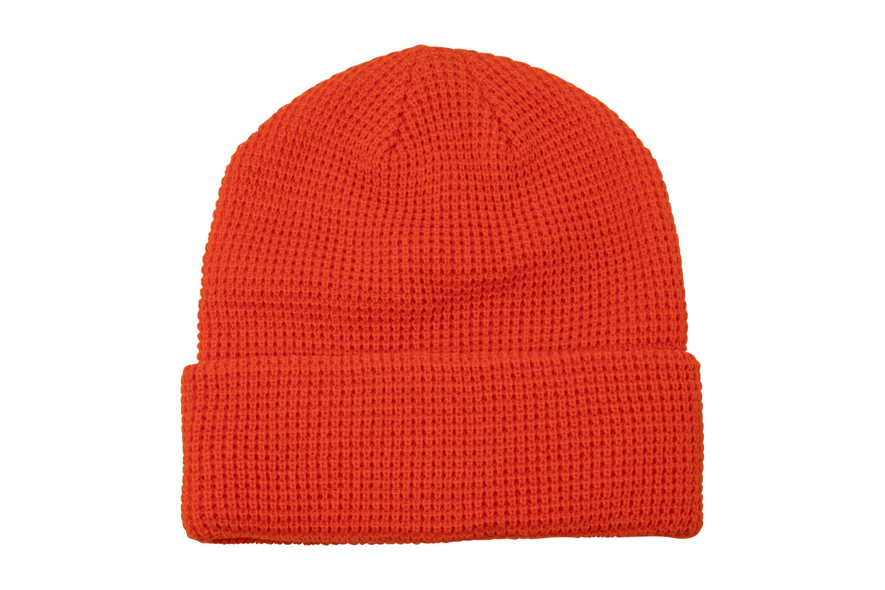 Buck Waffle Knit Beanie 89170 Blaze Orange, beanie | Advantageously ...