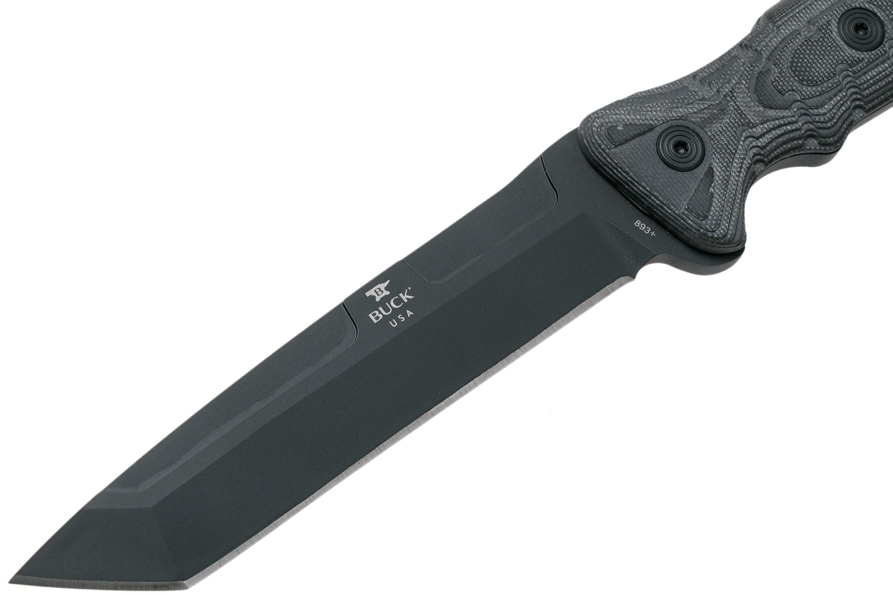 Buck Ground Combat Knife Tanto 893BKS Sniper Grey GCK survival knife ...