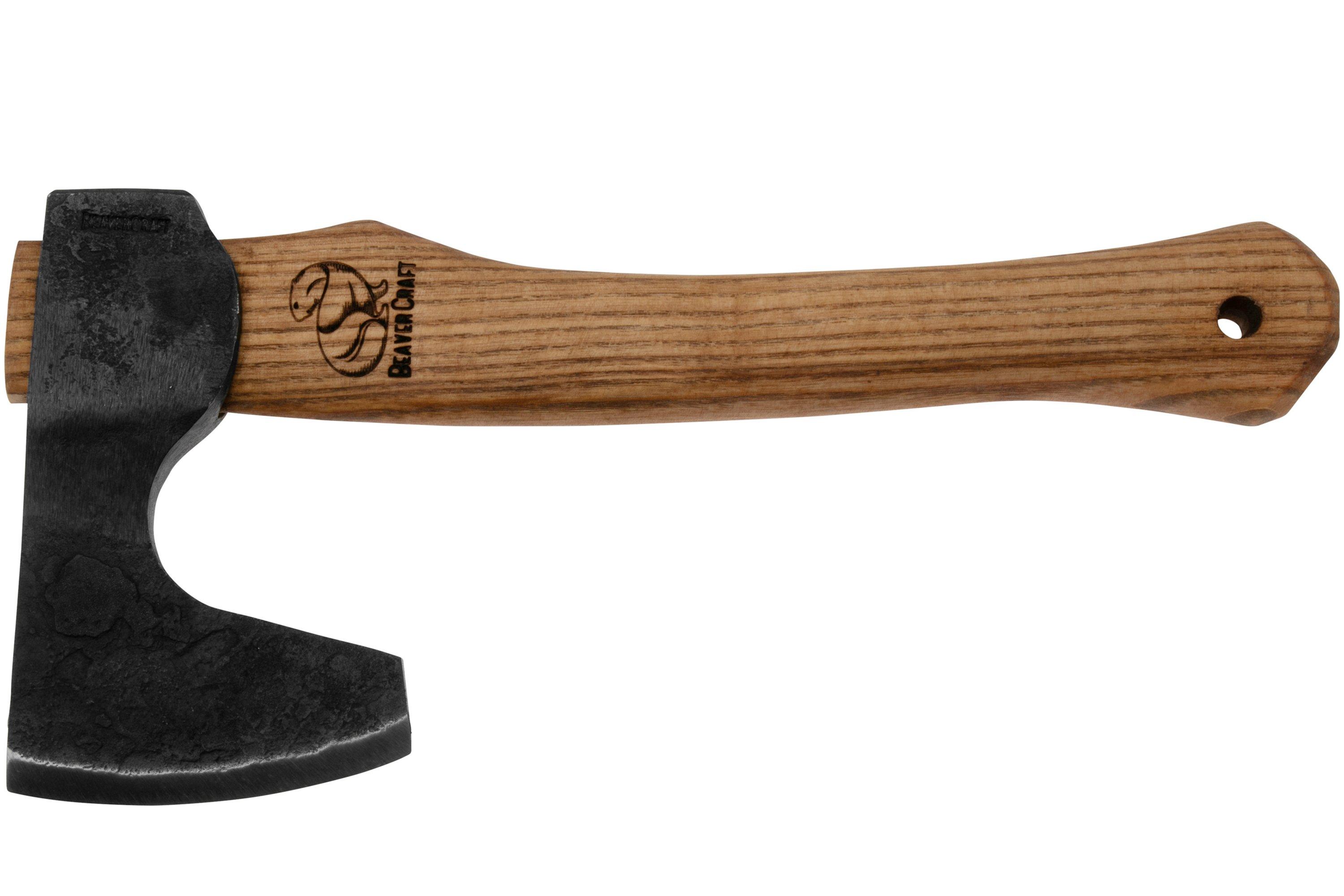 BeaverCraft AX6 Compact Long Bearded Bushcraft Hatchet, hand axe ...
