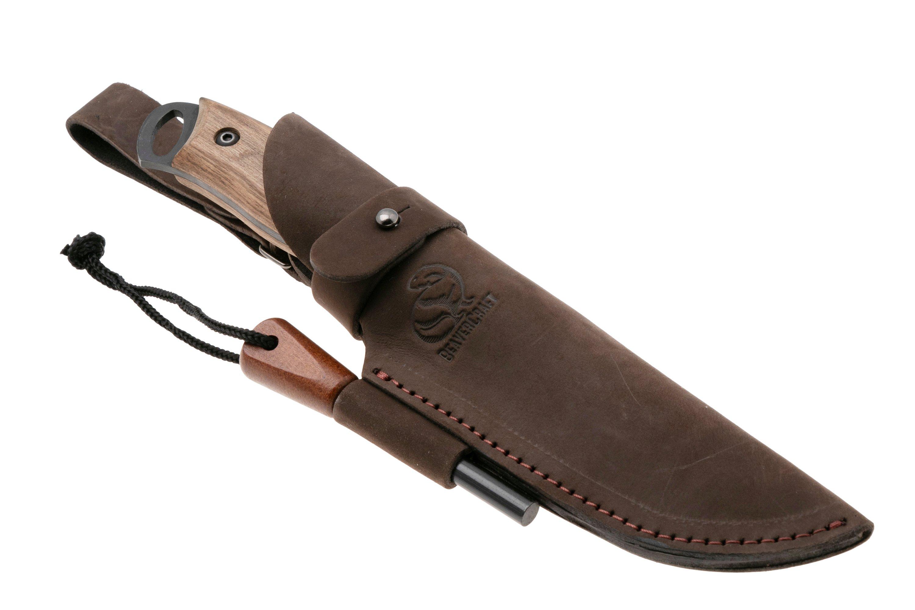Beavercraft Dusk BSH4_F, Black 1066, Walnut, bushcraftmes | Voordelig ...