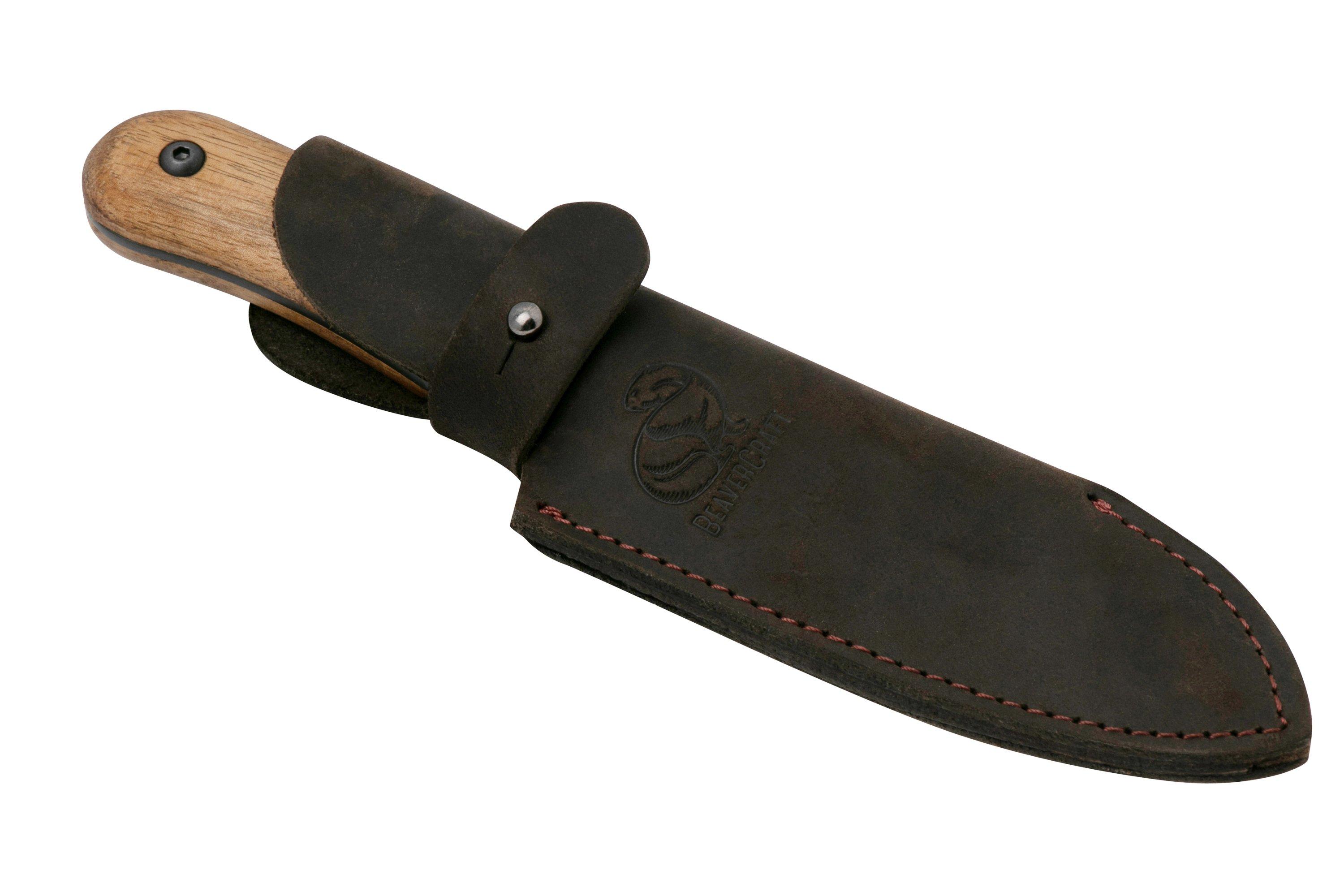 Beavercraft BSH5 Shadow Compact Bushcraft Knife, fixed knife ...
