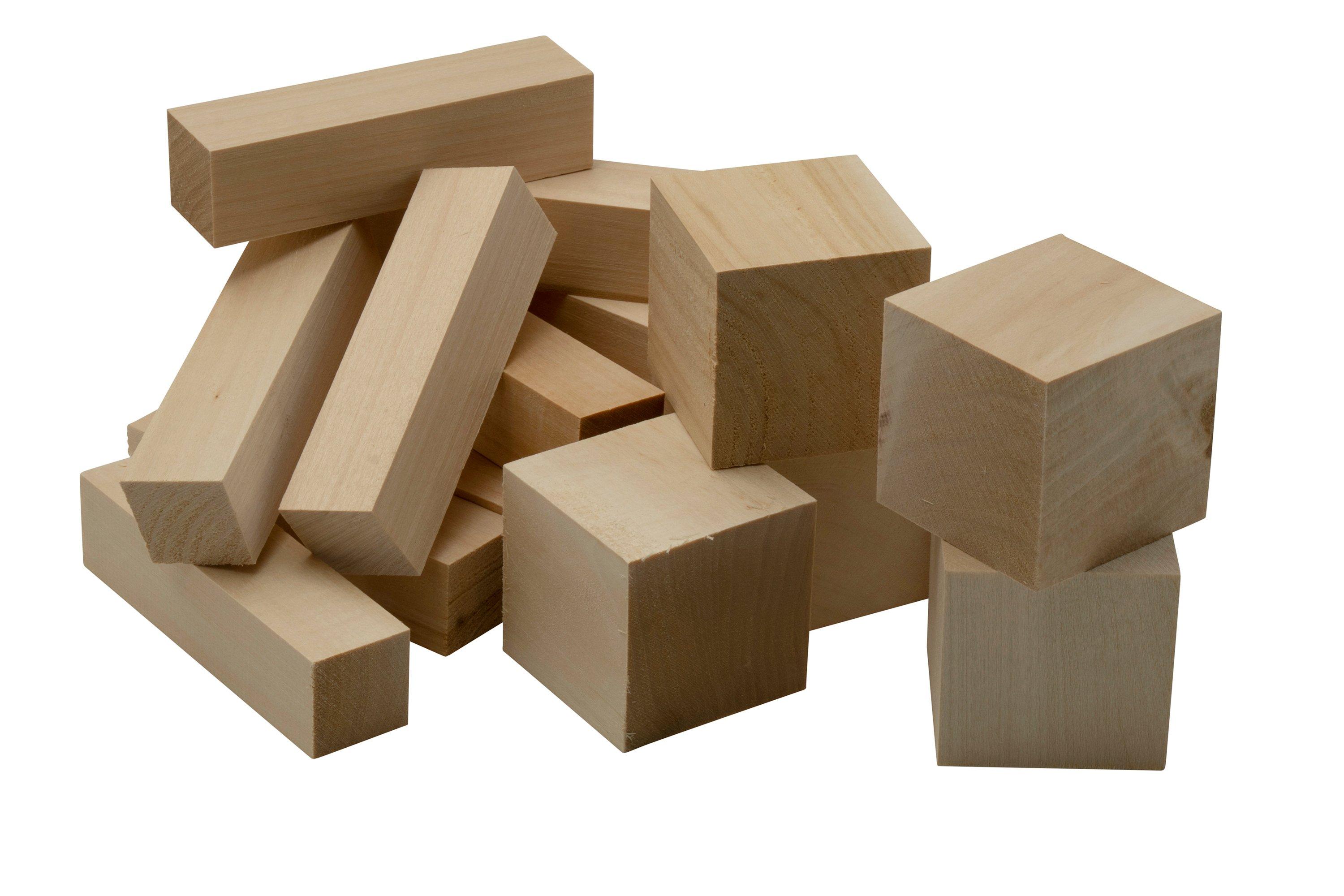 BeaverCraft Wood Carving Blocks BW18, 18-piece set | Advantageously ...