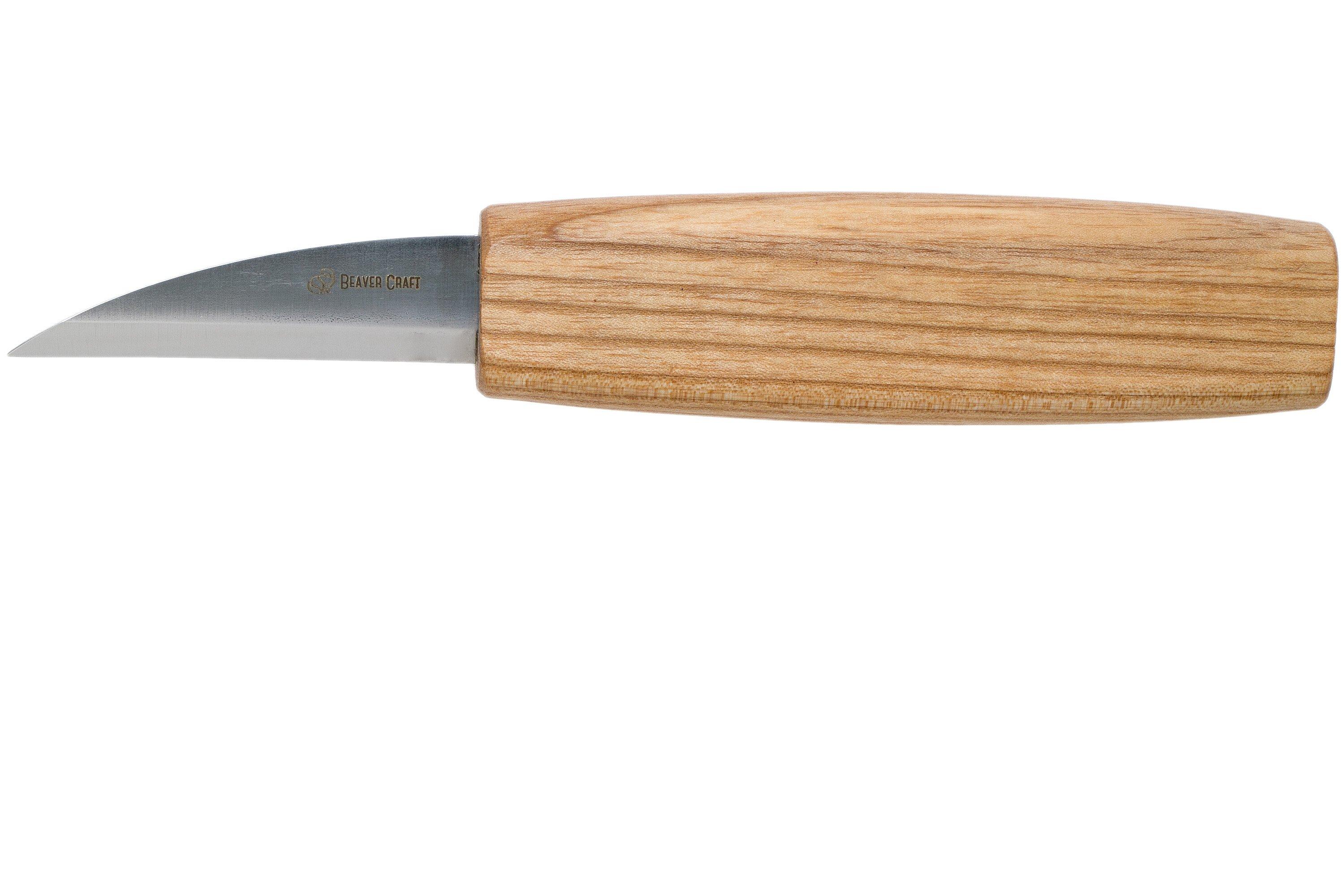 BeaverCraft Whittling Knife C14, wood carving knife | Advantageously ...