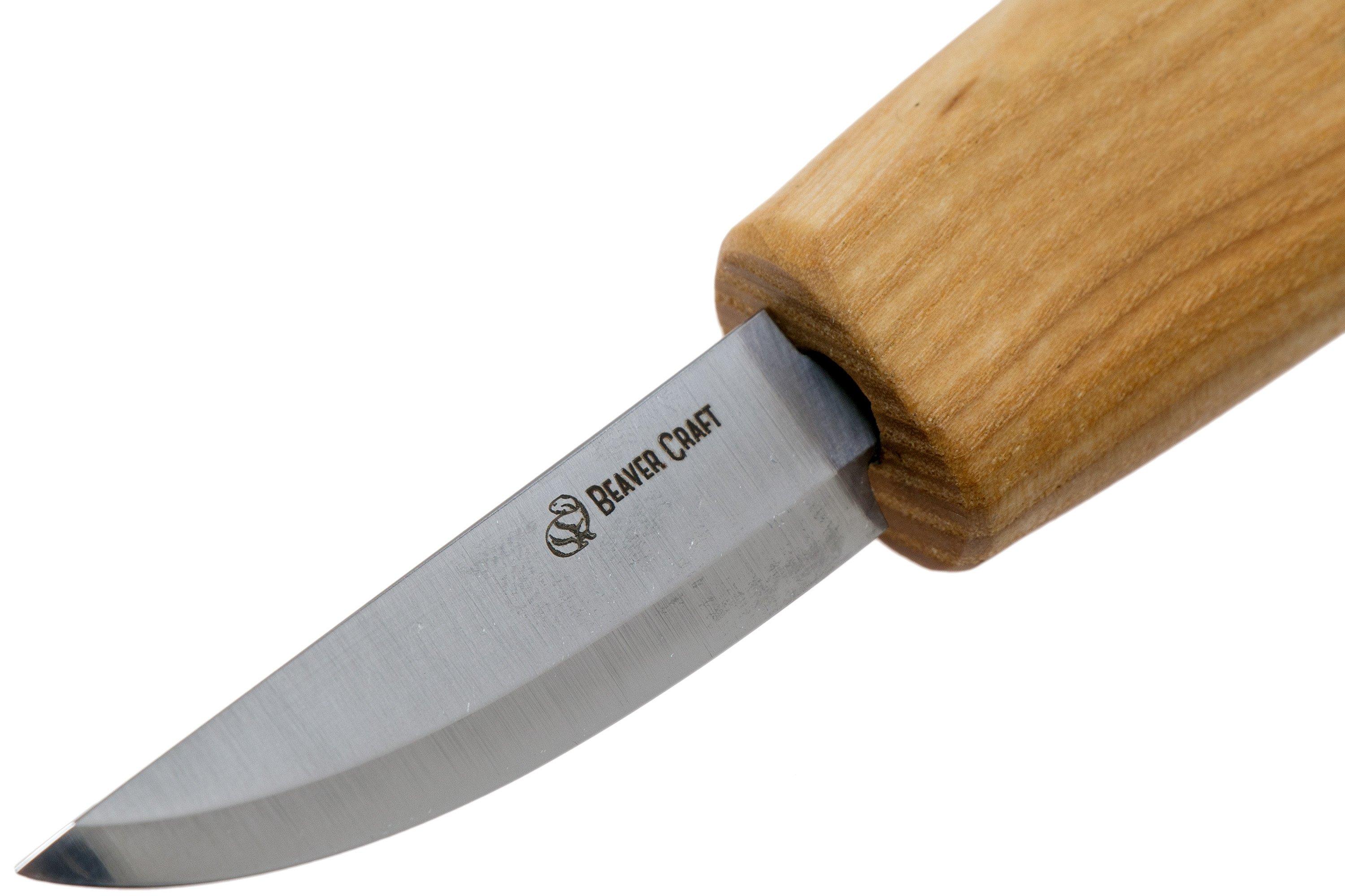 BeaverCraft Small Whittling Knife C1, wood carving knife ...