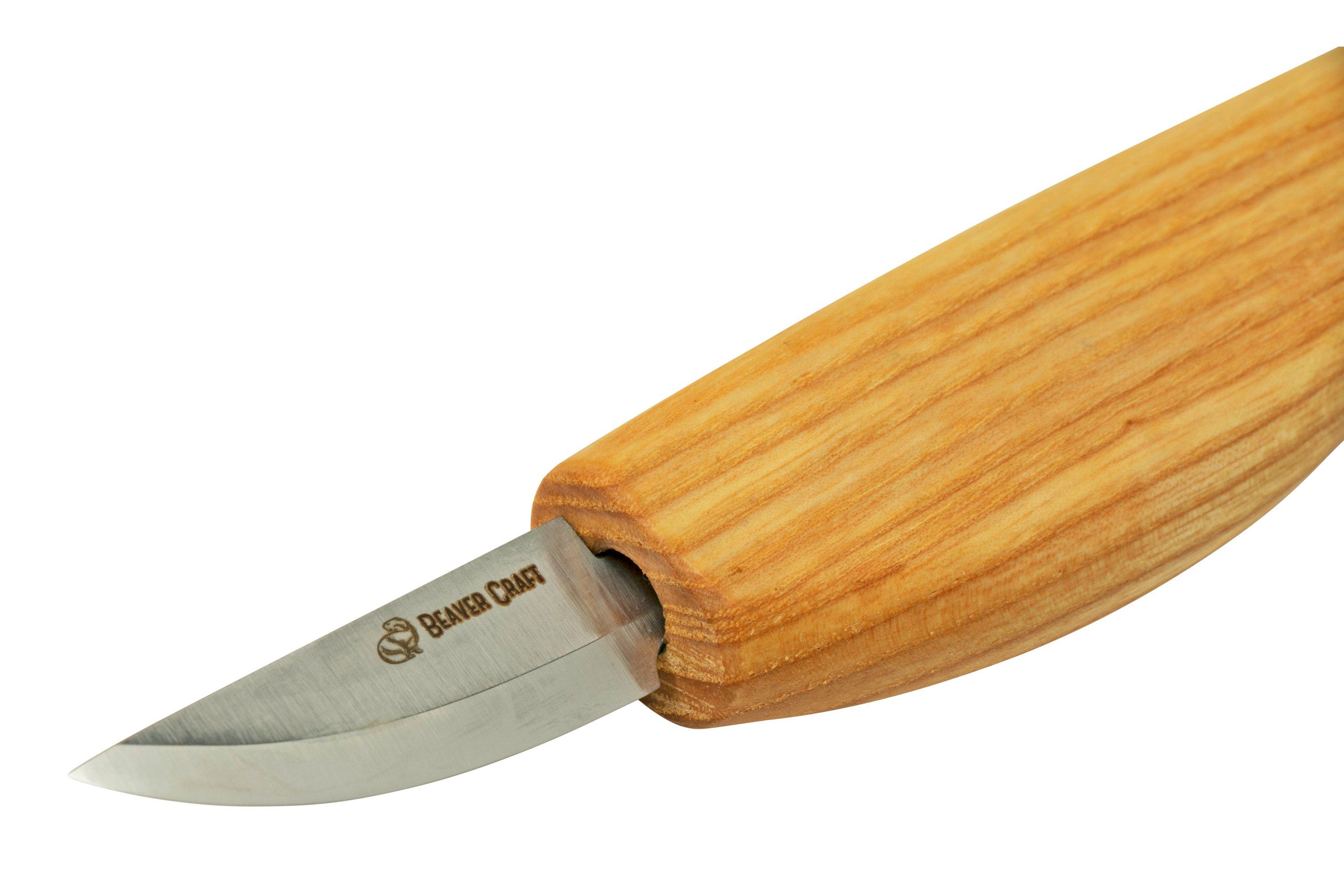 BeaverCraft Small Sloyd Carving Knife C3N, houtsnijmes | Voordelig ...