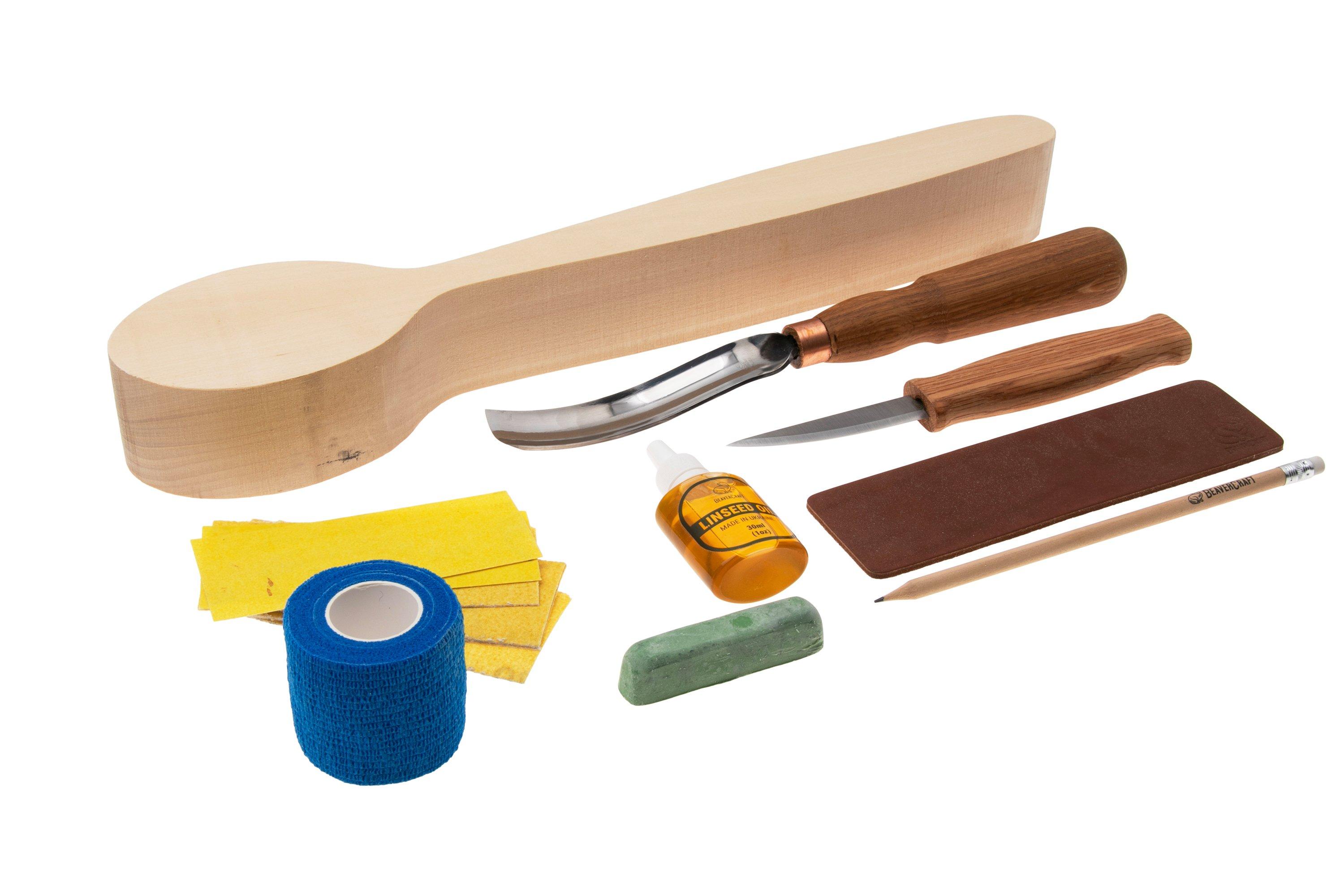 Beavercraft DIY11 Sauna Ladle Carving Kit, woodcarving kit ...