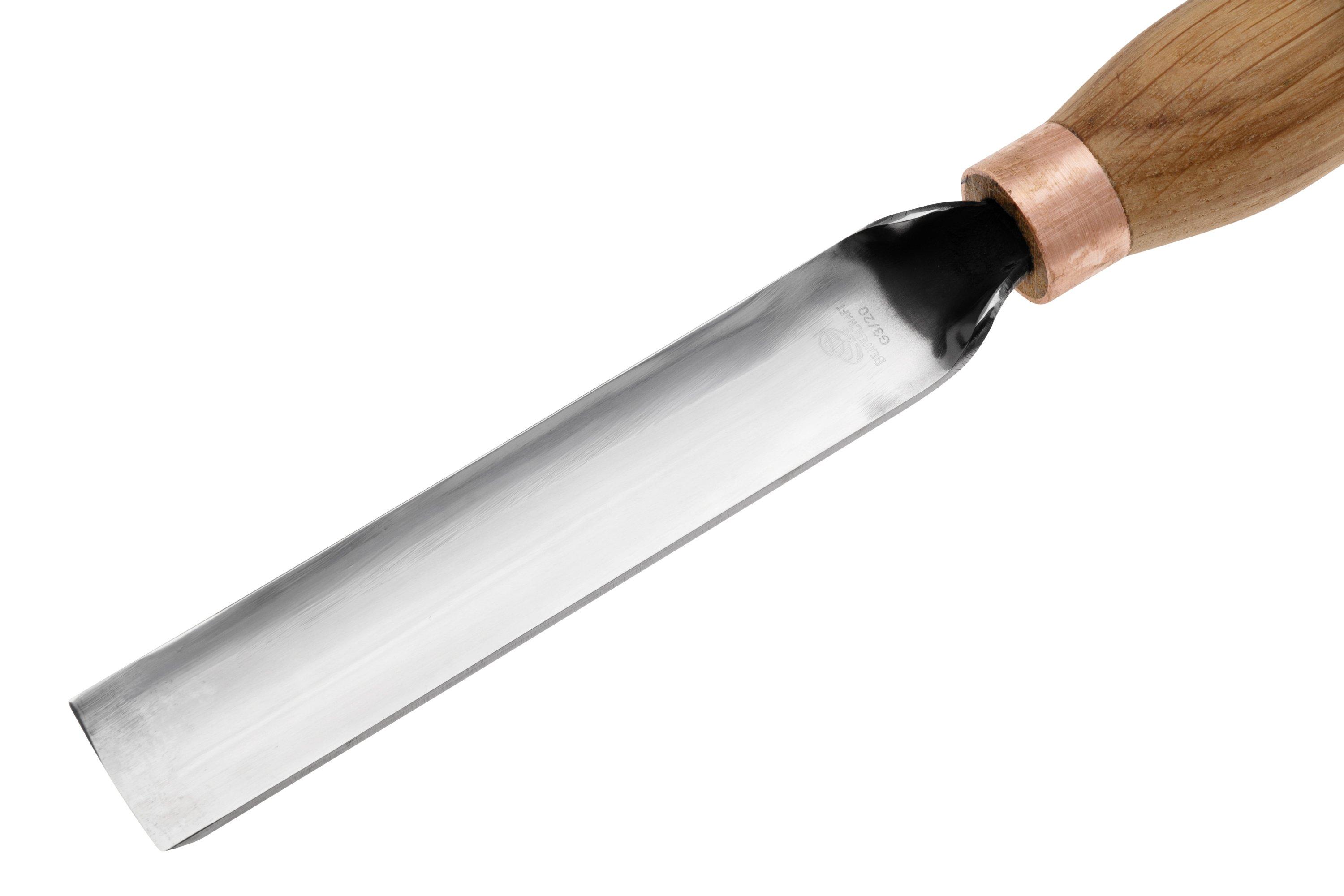 BeaverCraft Straight Shallow Gouge G3-20 Sweep 3, 20 mm, gouge ...