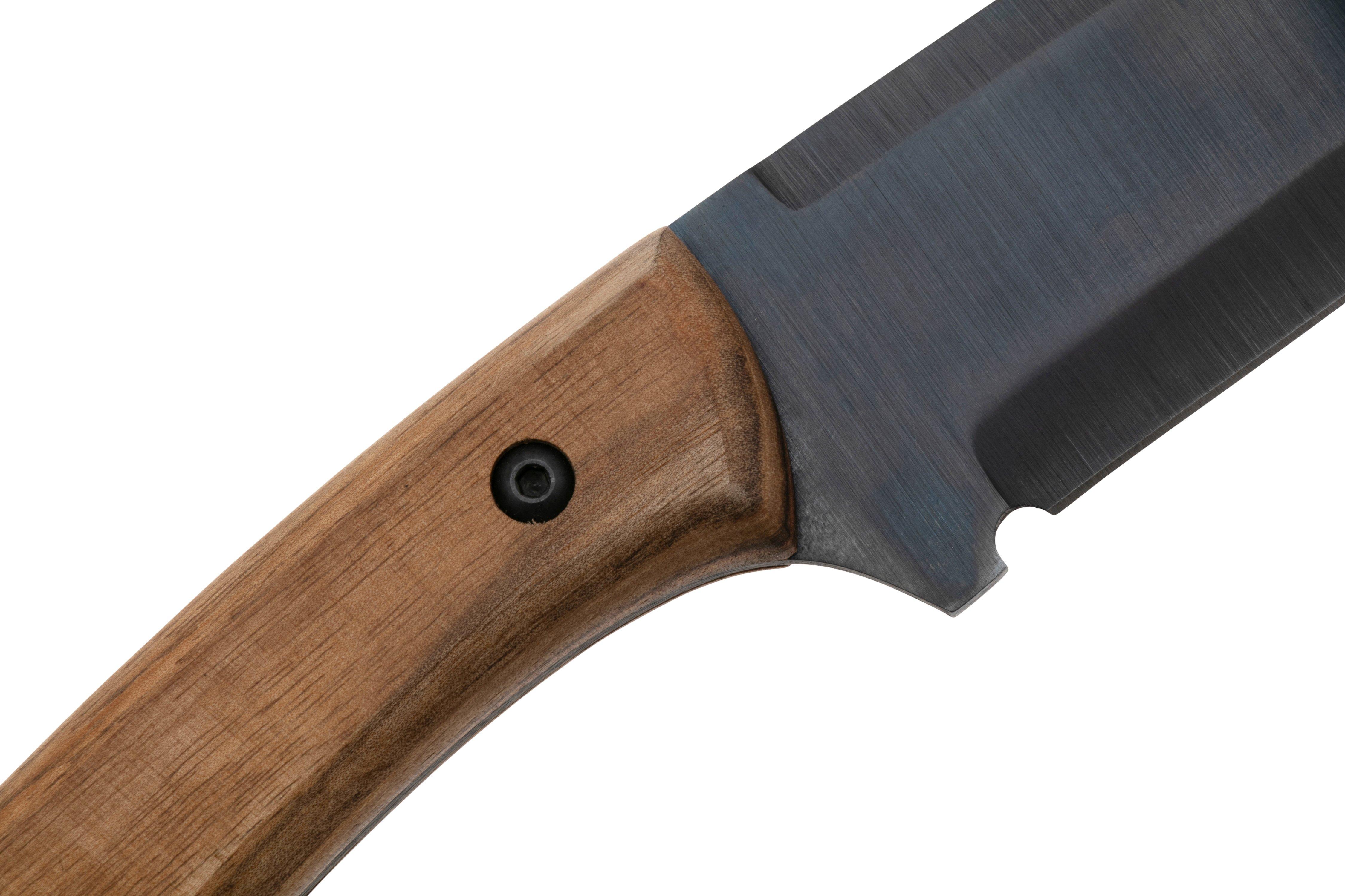 Beavercraft HGK1 Hunting Knife, Carbon Steel, Walnut Handle, fixed ...