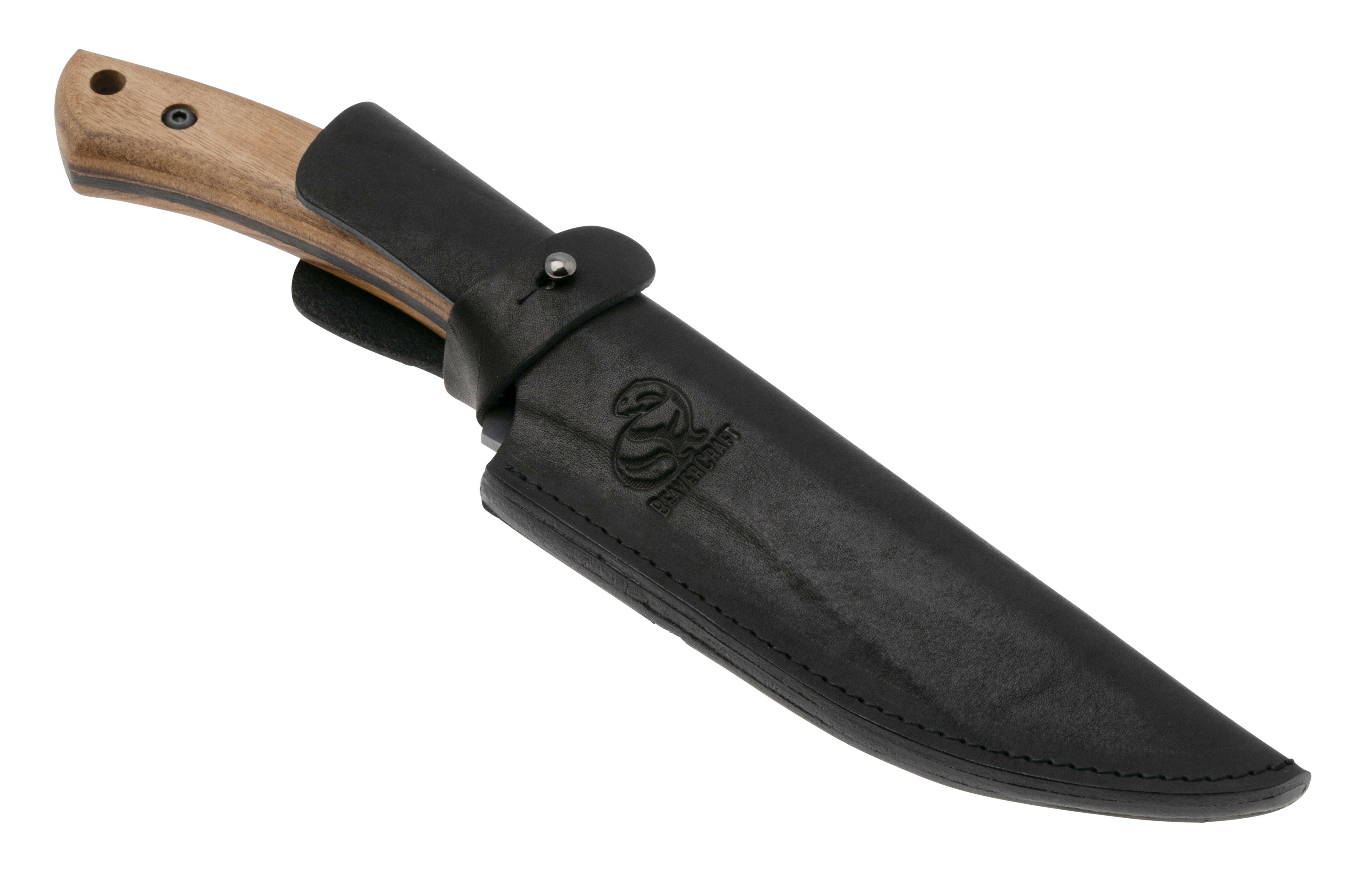 Beavercraft HGK1 Hunting Knife, Carbon Steel, Walnut Handle, cuchillo ...