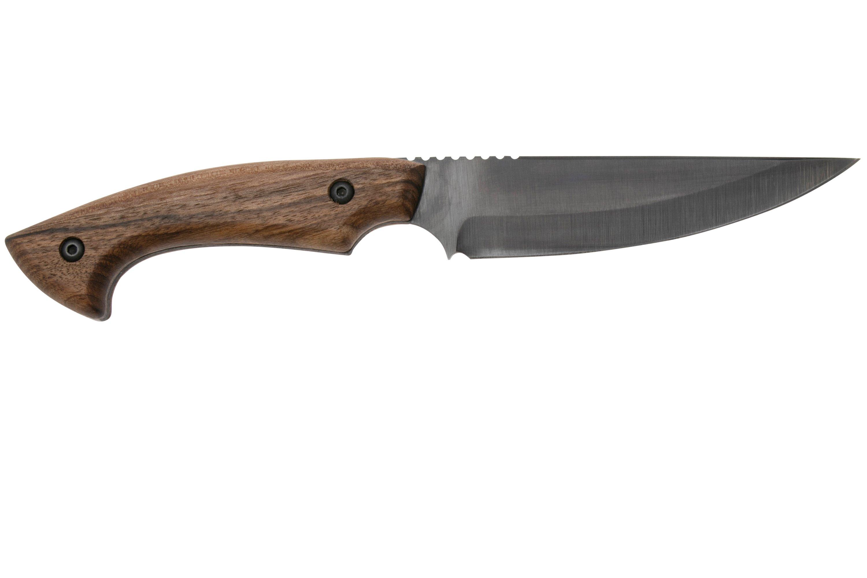 Beavercraft HGK6 Black 1066, Walnut, fixed knife | Advantageously ...