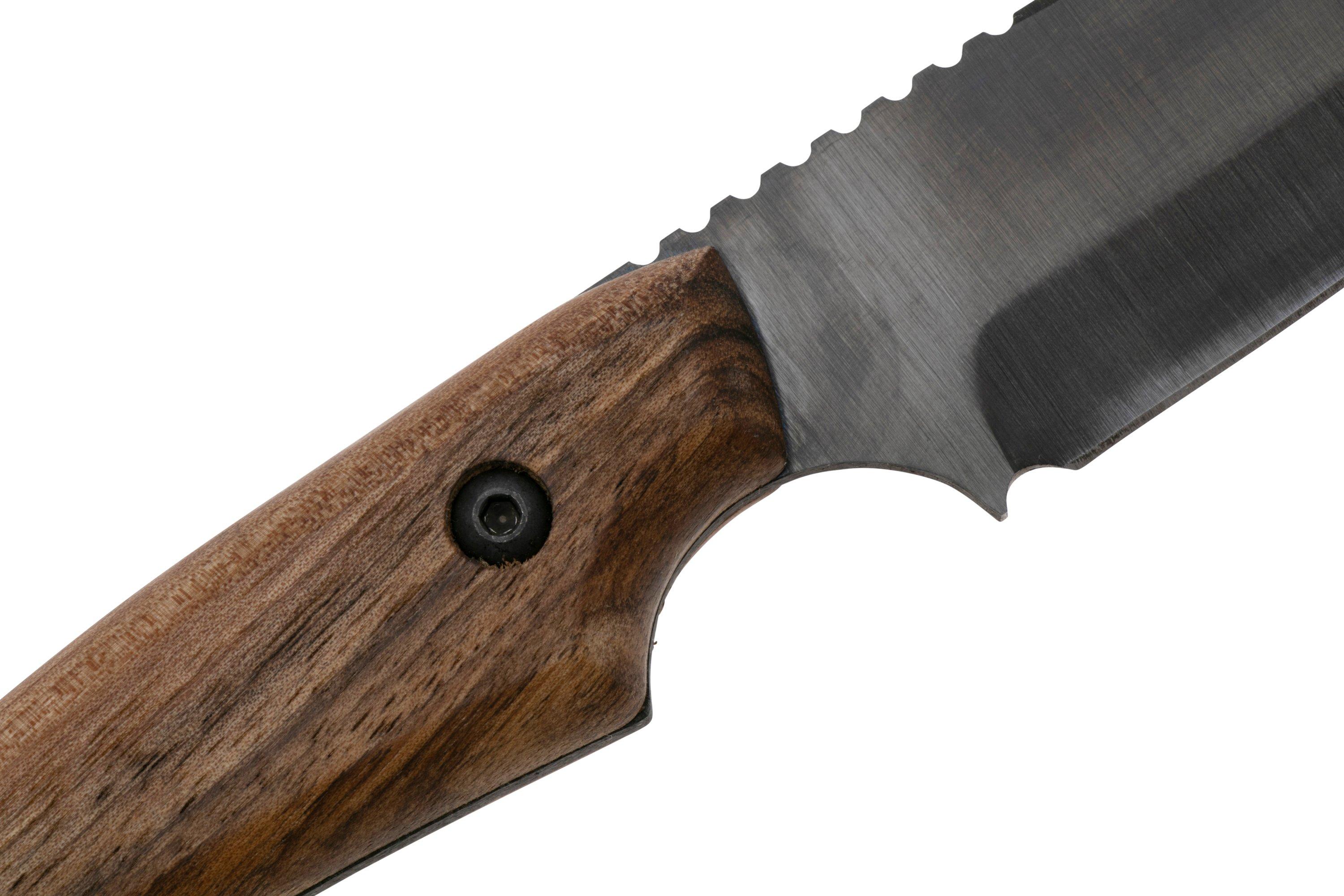 Beavercraft HGK6 Black 1066, Walnut, fixed knife | Advantageously ...