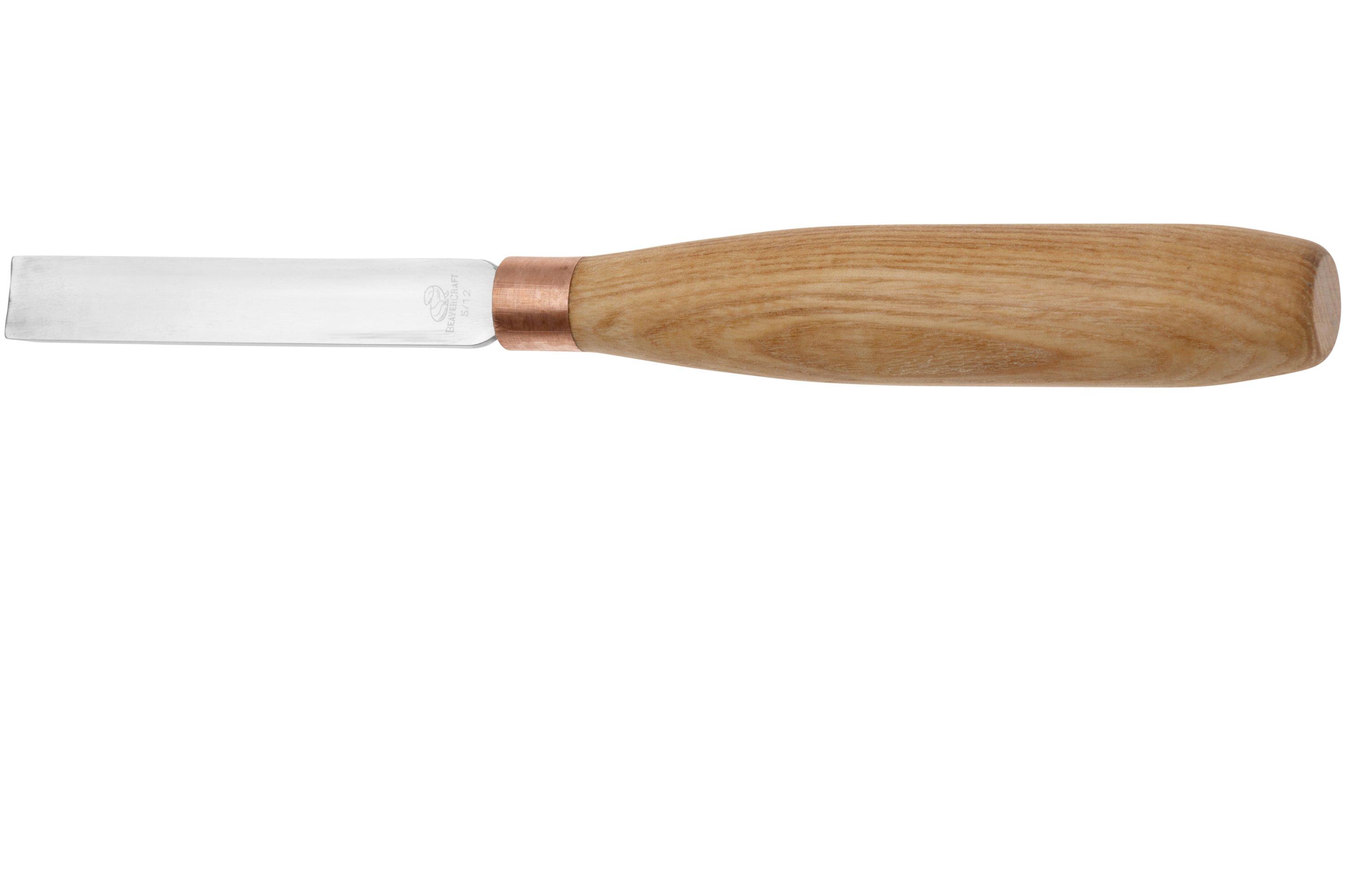 Beavercraft Compact Straight Rounded Chisel K5-12 Sweep 5, 12 mm ...