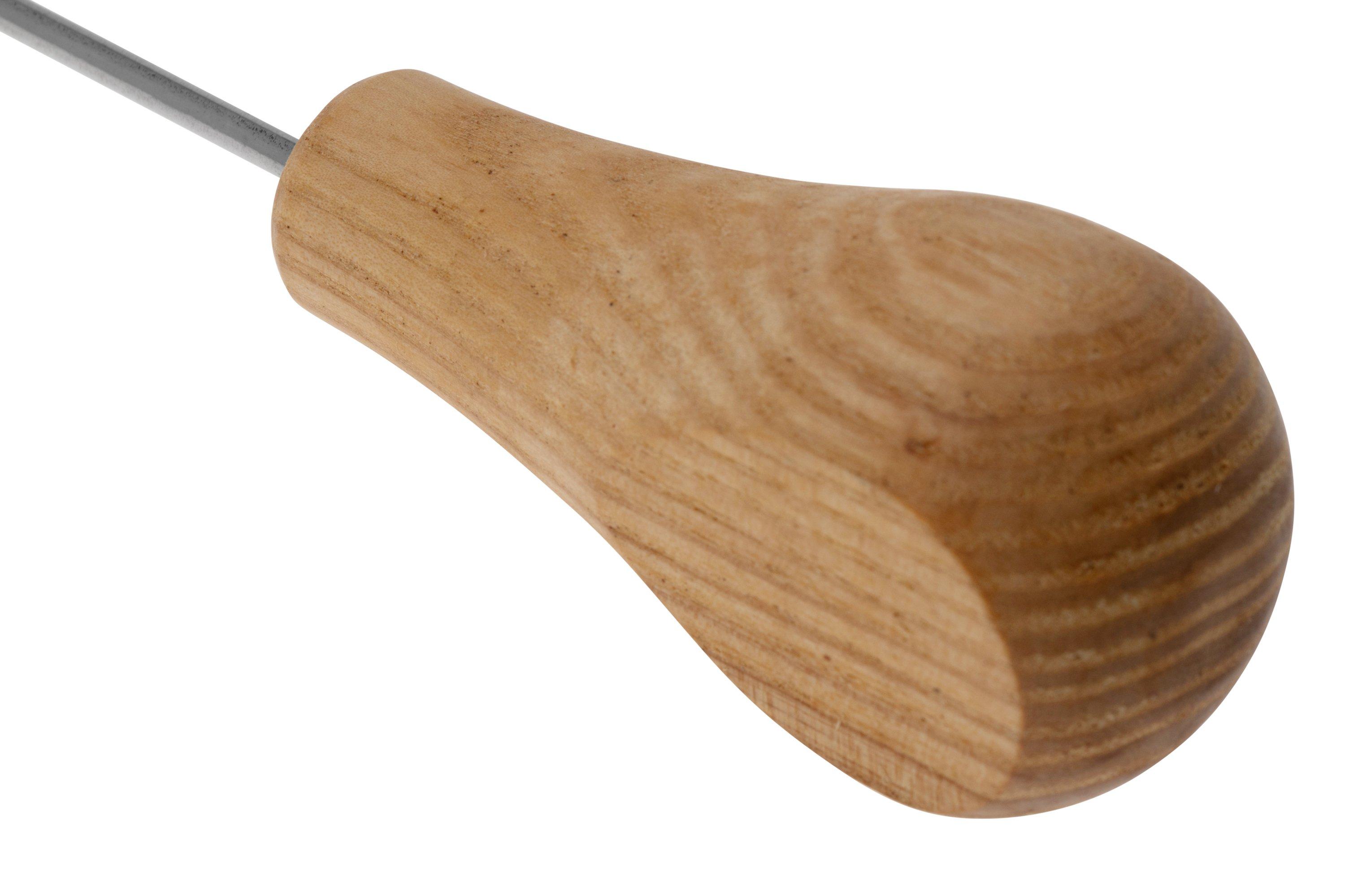 BeaverCraft Palm Chisel P12-02 Straight V Tool Sweep No. 12, 2 mm, hand ...