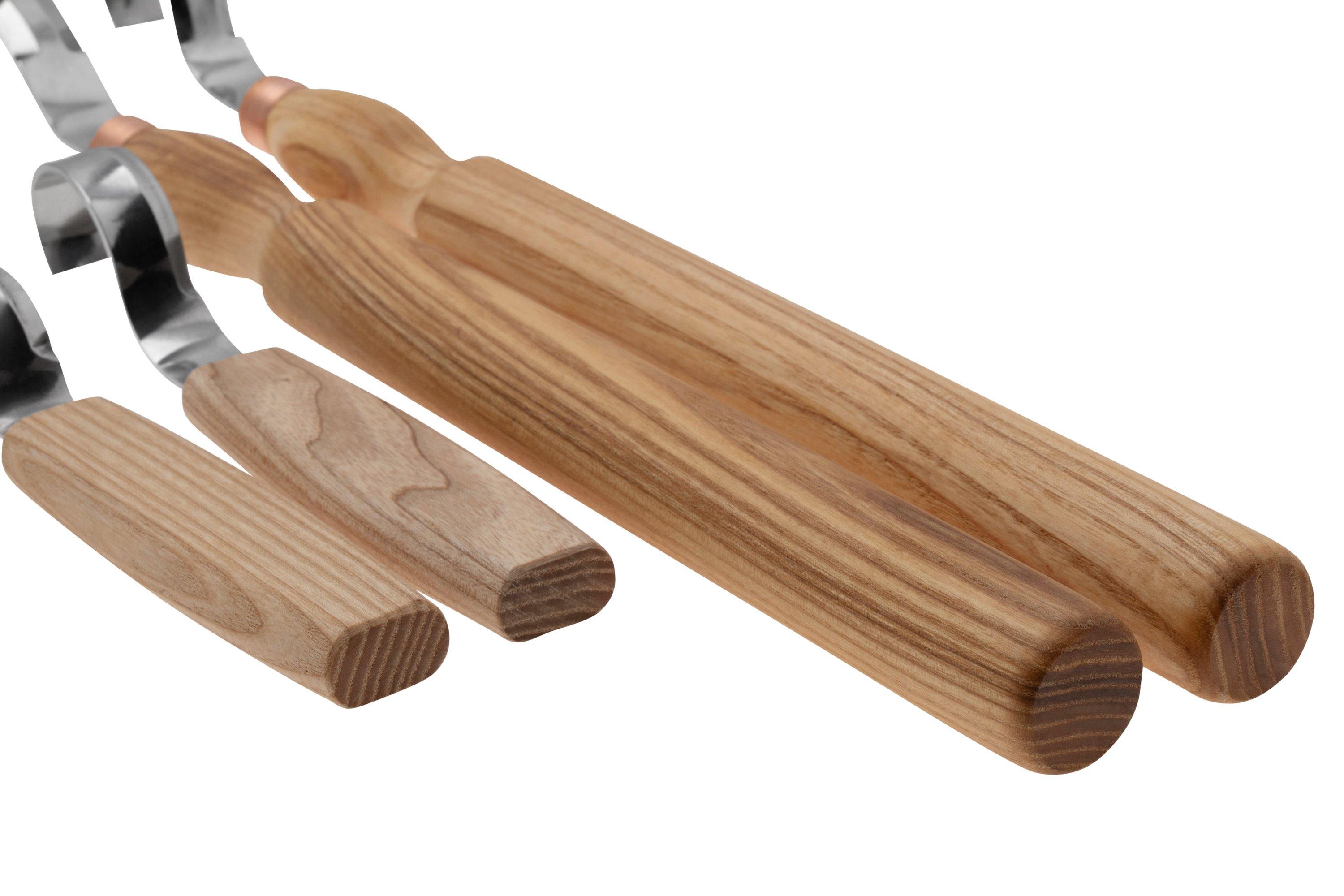 BeaverCraft S11 Hook Knives Set of 4 Tools, wood cutting set ...