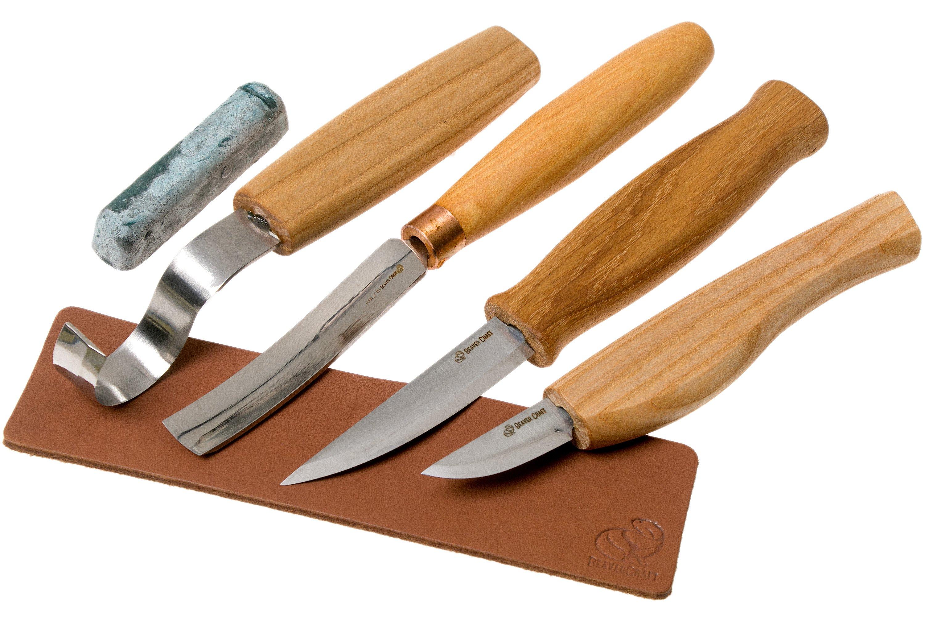 BeaverCraft Spoon and Kuksa Carving Professional Set S43 houtsnijset ...
