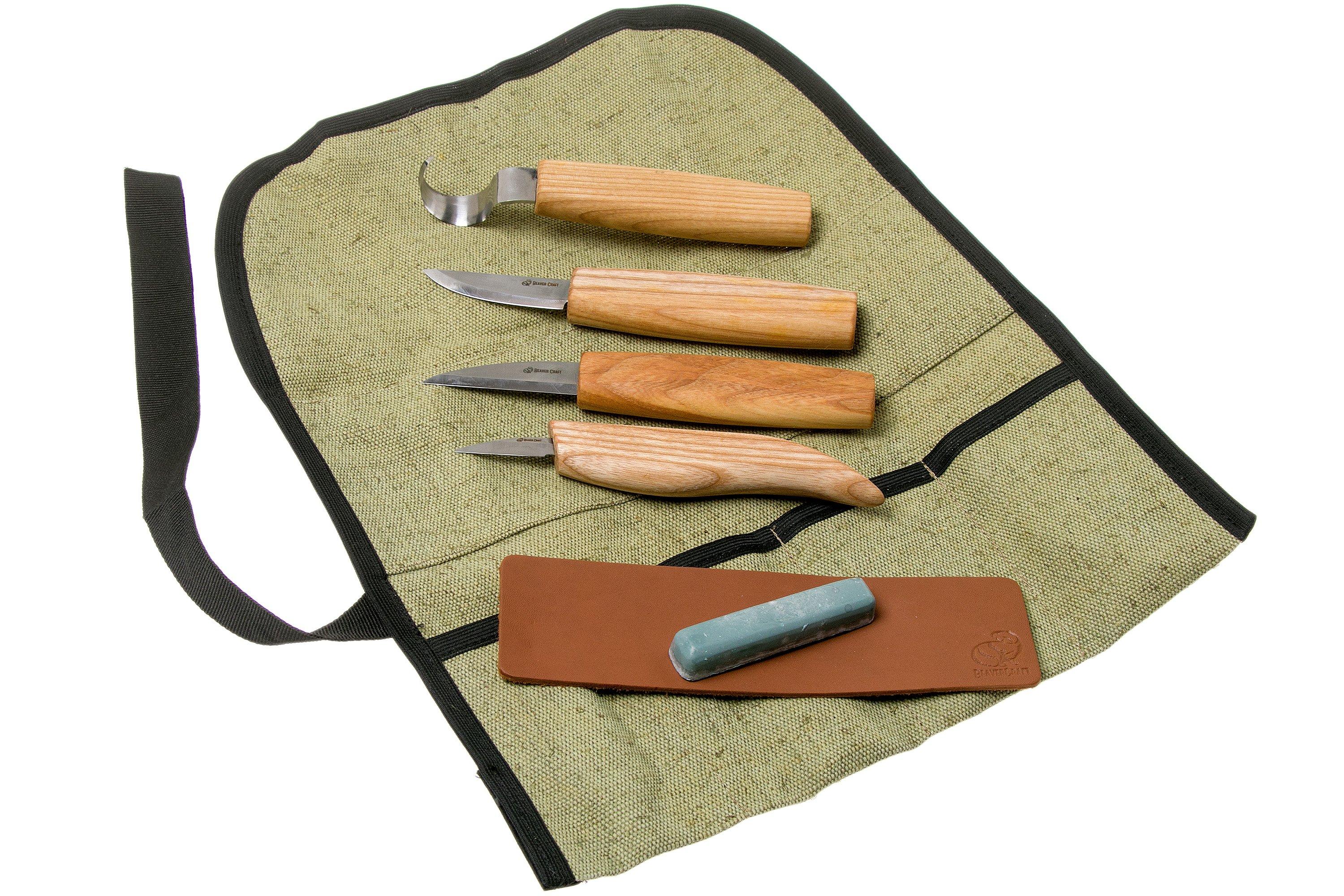 BeaverCraft Spoon Wood Carving Set S48 wood carving set ...