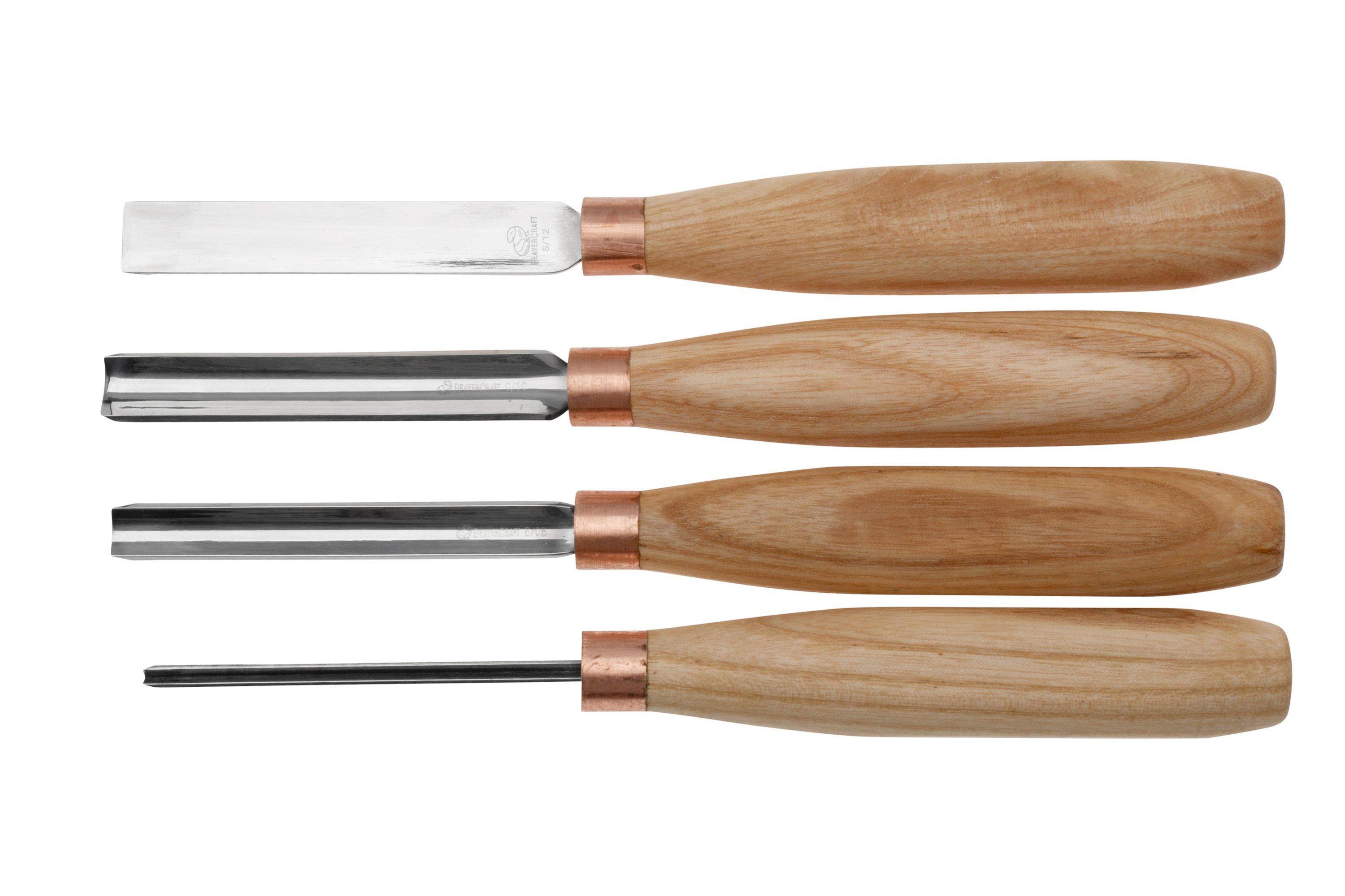 BeaverCraft SC02 Wood Carving Gouge Set, gouge set | Advantageously ...