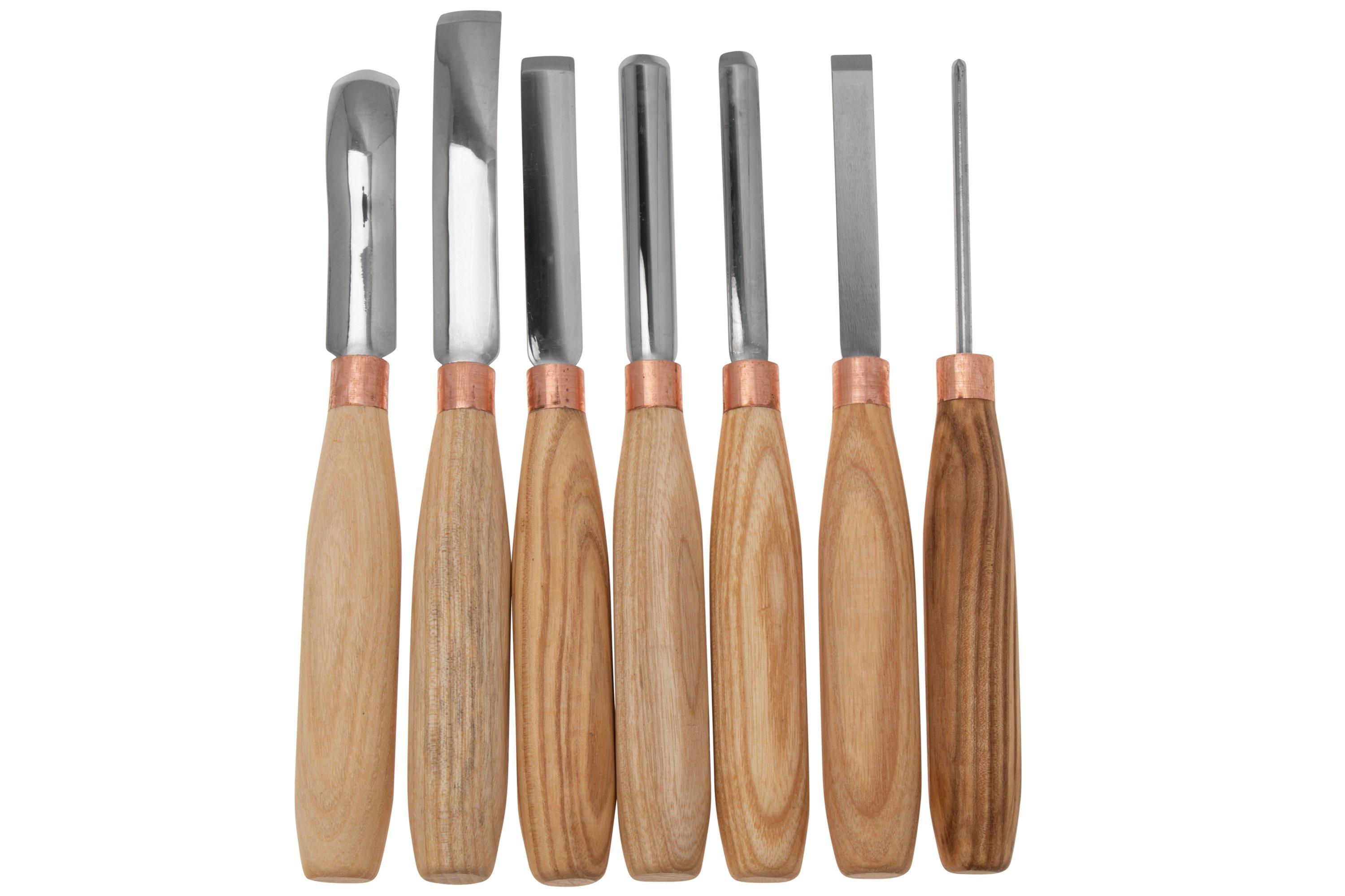 Beavercraft SC03 Wood Carving Gouge Chisel Set Of 7 Tools, set of wood ...