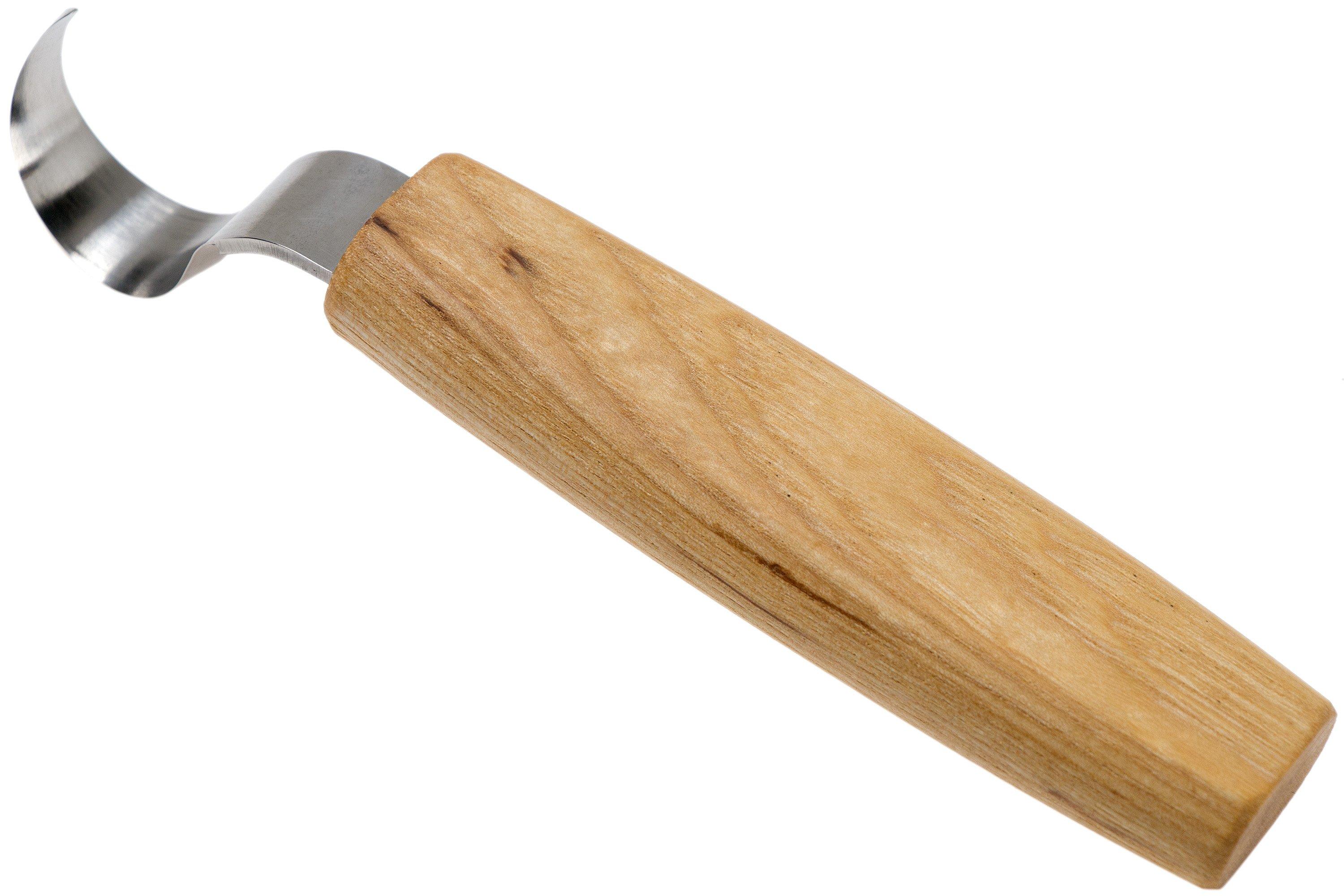 BeaverCraft Spoon Carving Knife 25 mm SK1, right-handed spoon knife ...