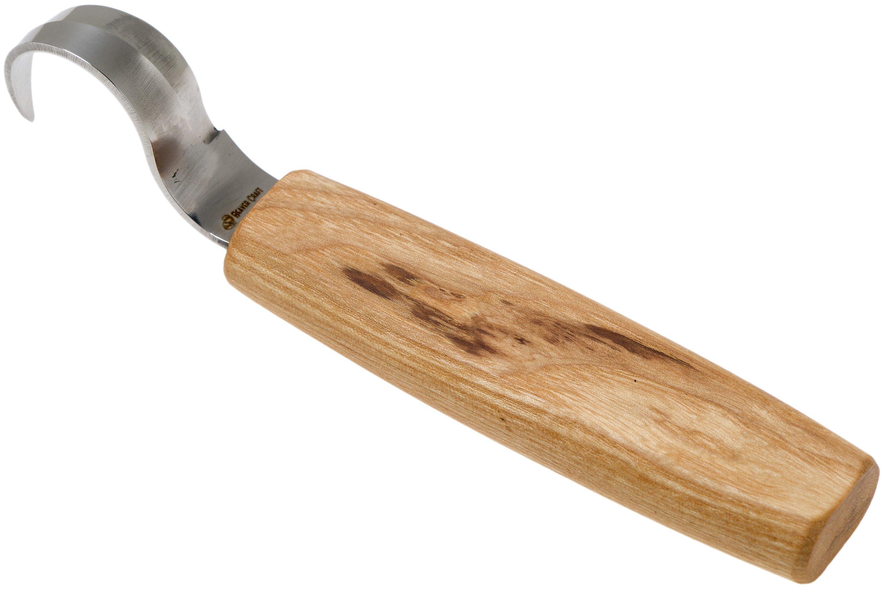 BeaverCraft Spoon Carving Knife 25 mm SK1, right-handed spoon knife ...