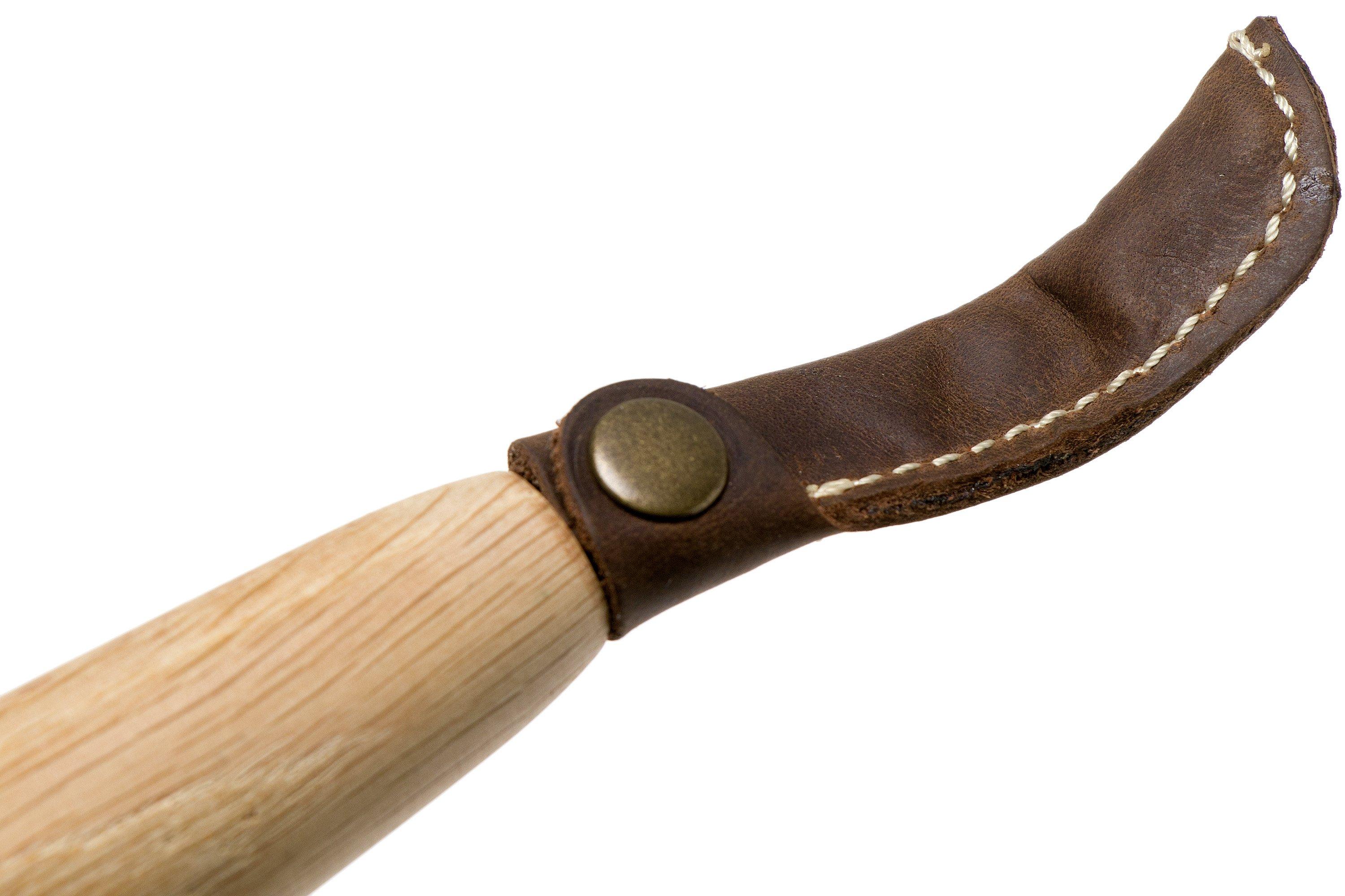 BeaverCraft Open Curve Hook Knife SK4S, right-handed spoon knife with ...