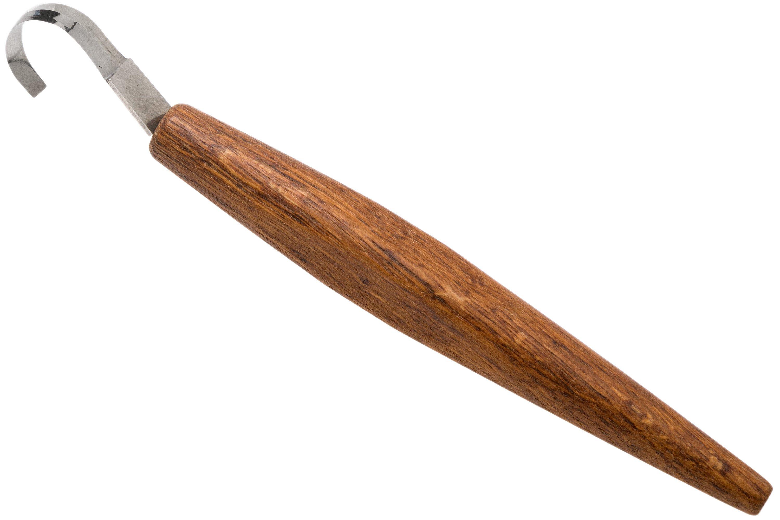 BeaverCraft Oak Spoon Carving Knife Deep Cut SK5L, linkshandig ...