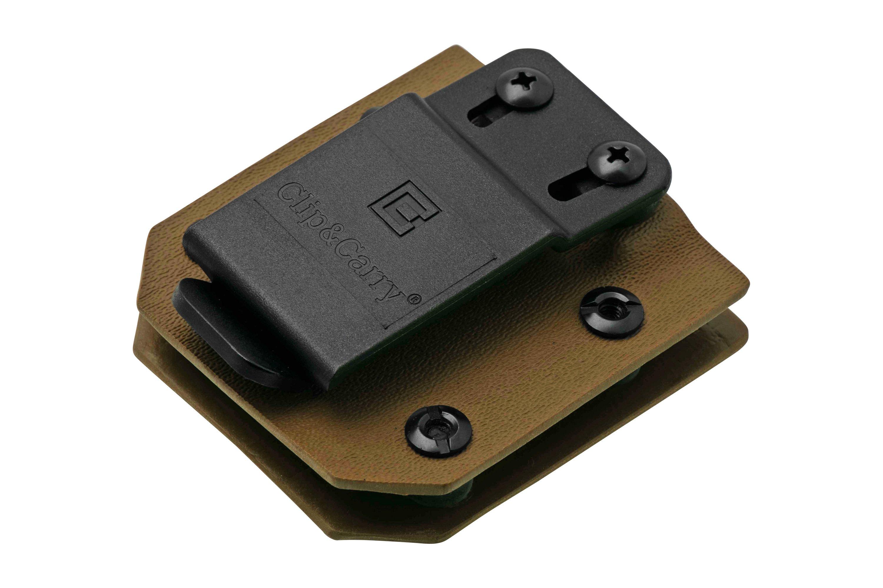 Clip And Carry Kydex Sheath Buck 110, 112, Brown BUCK110-112-BRN belt ...