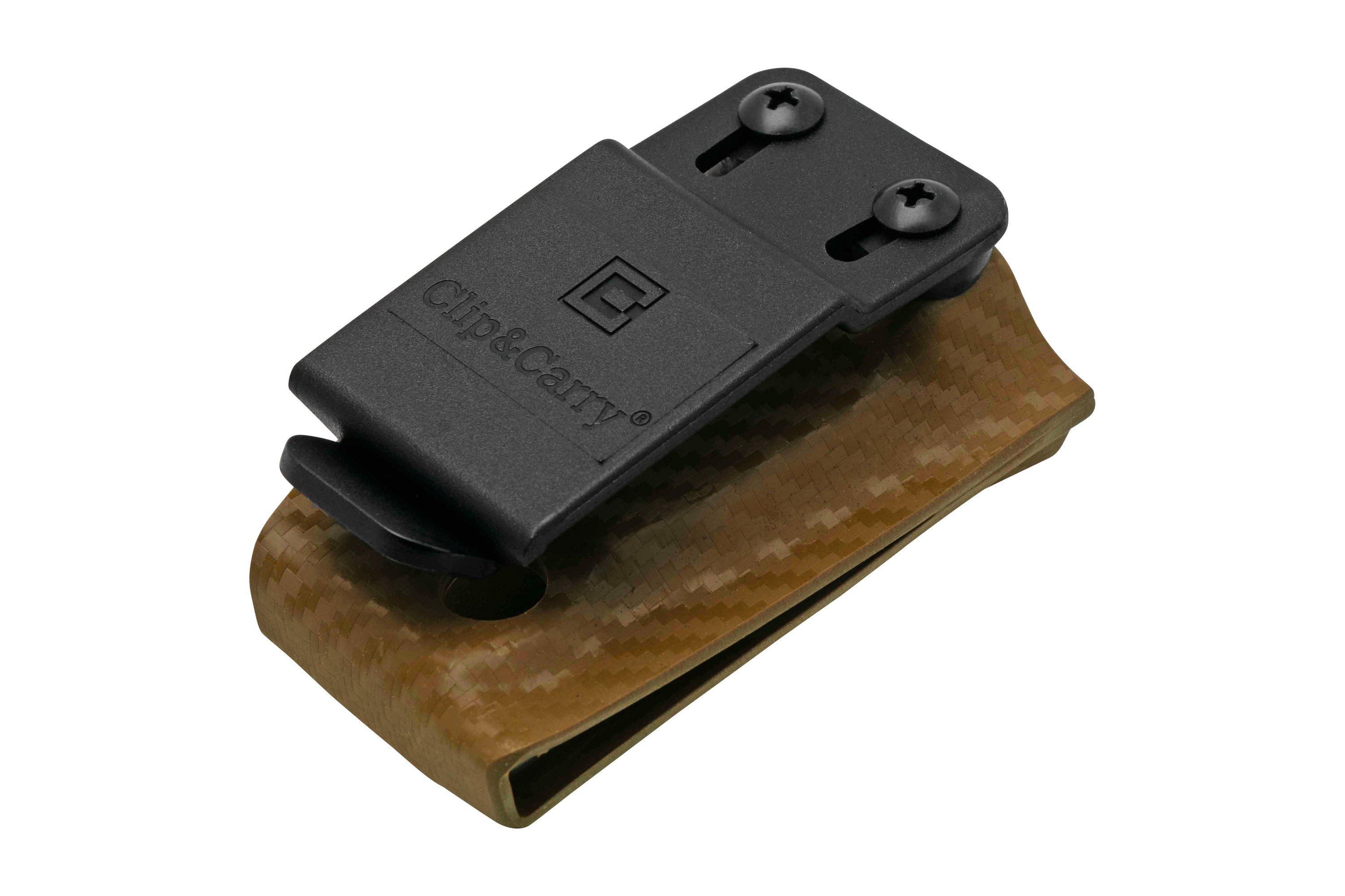 Clip And Carry Kydex Sheath Leatherman Skeletool, Carbon Fiber Brown ...