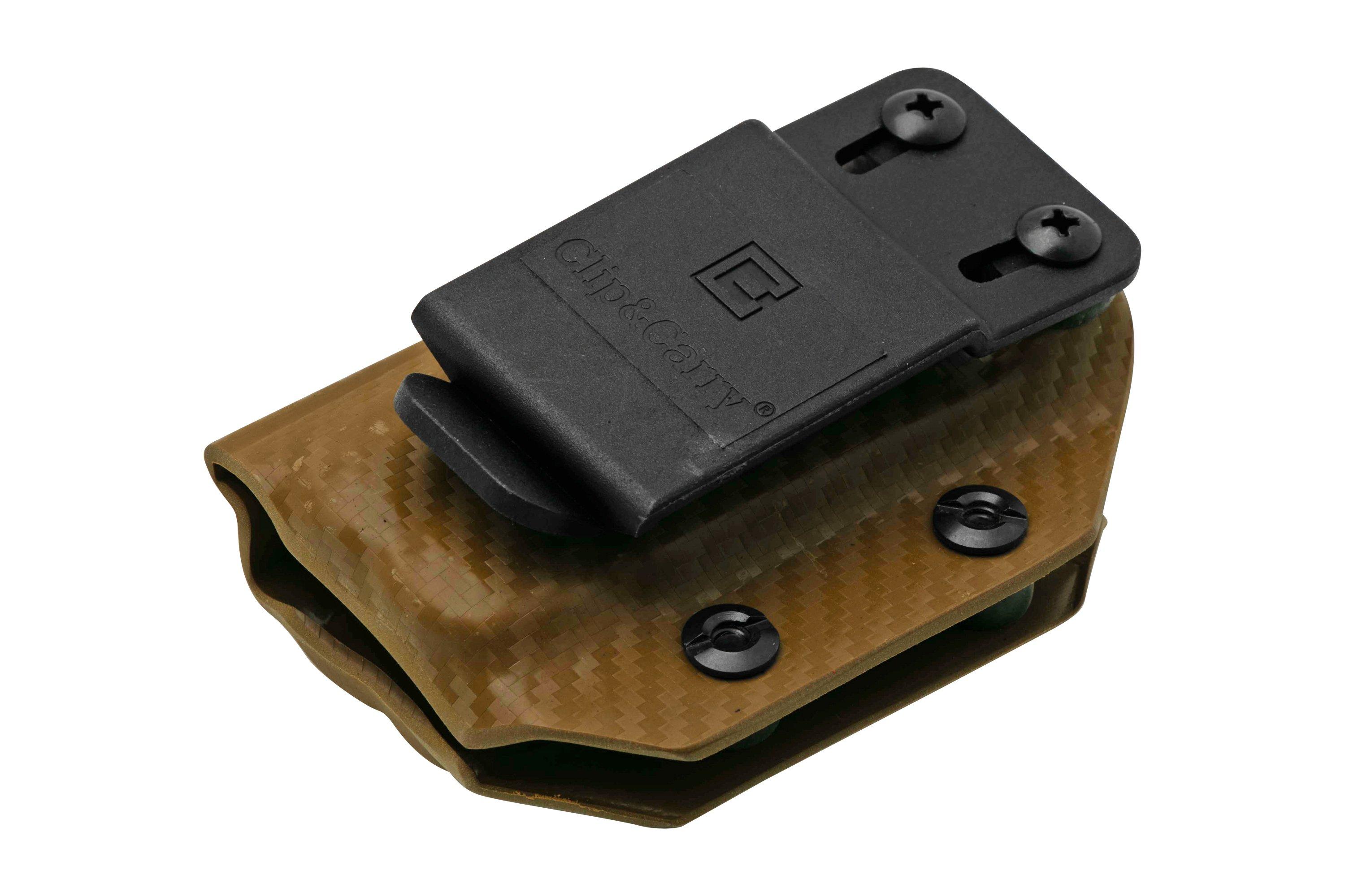 Clip And Carry Kydex Sheath Leatherman Surge, Carbon Fiber Brown LSURGE ...