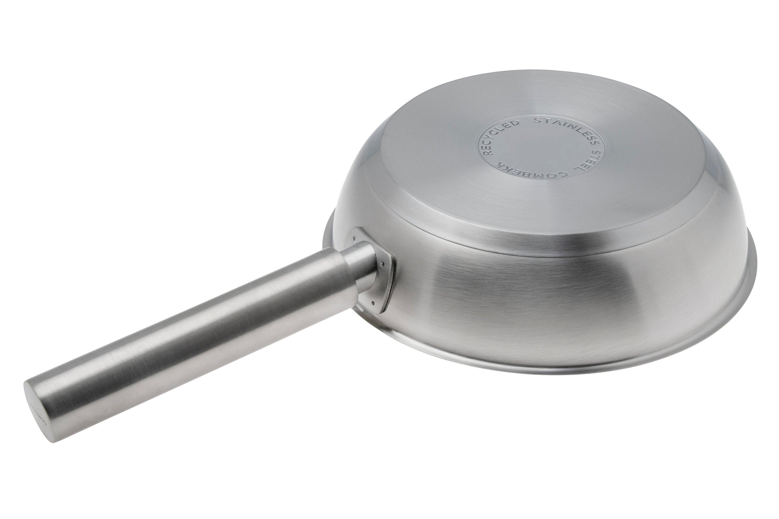 Combekk SUS-Y Pro 151120 Uncoated Recycled Stainless Steel, frying pan ...