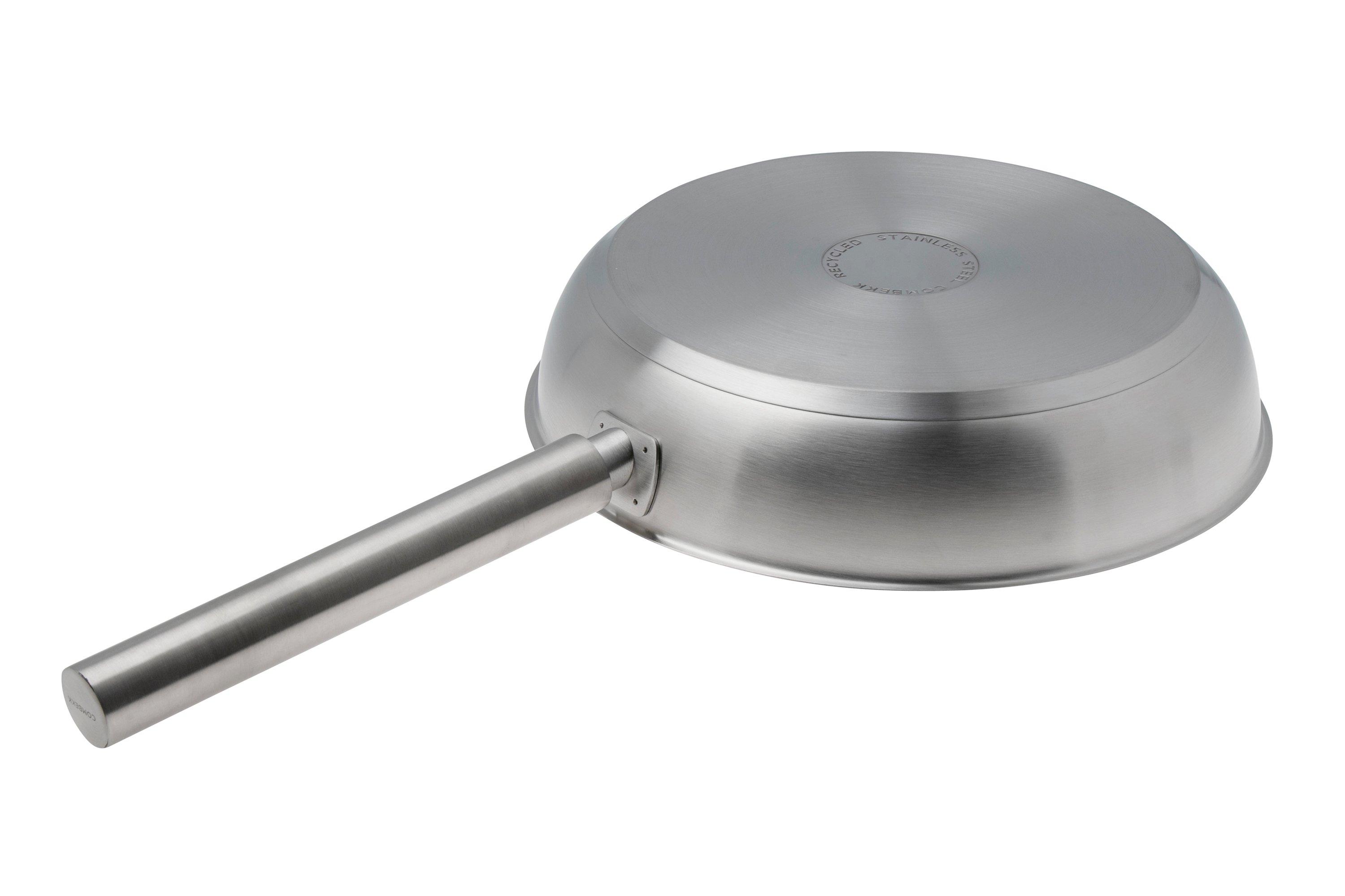 Combekk SUS-Y Pro 151128 Uncoated Recycled Stainless Steel, frying pan ...