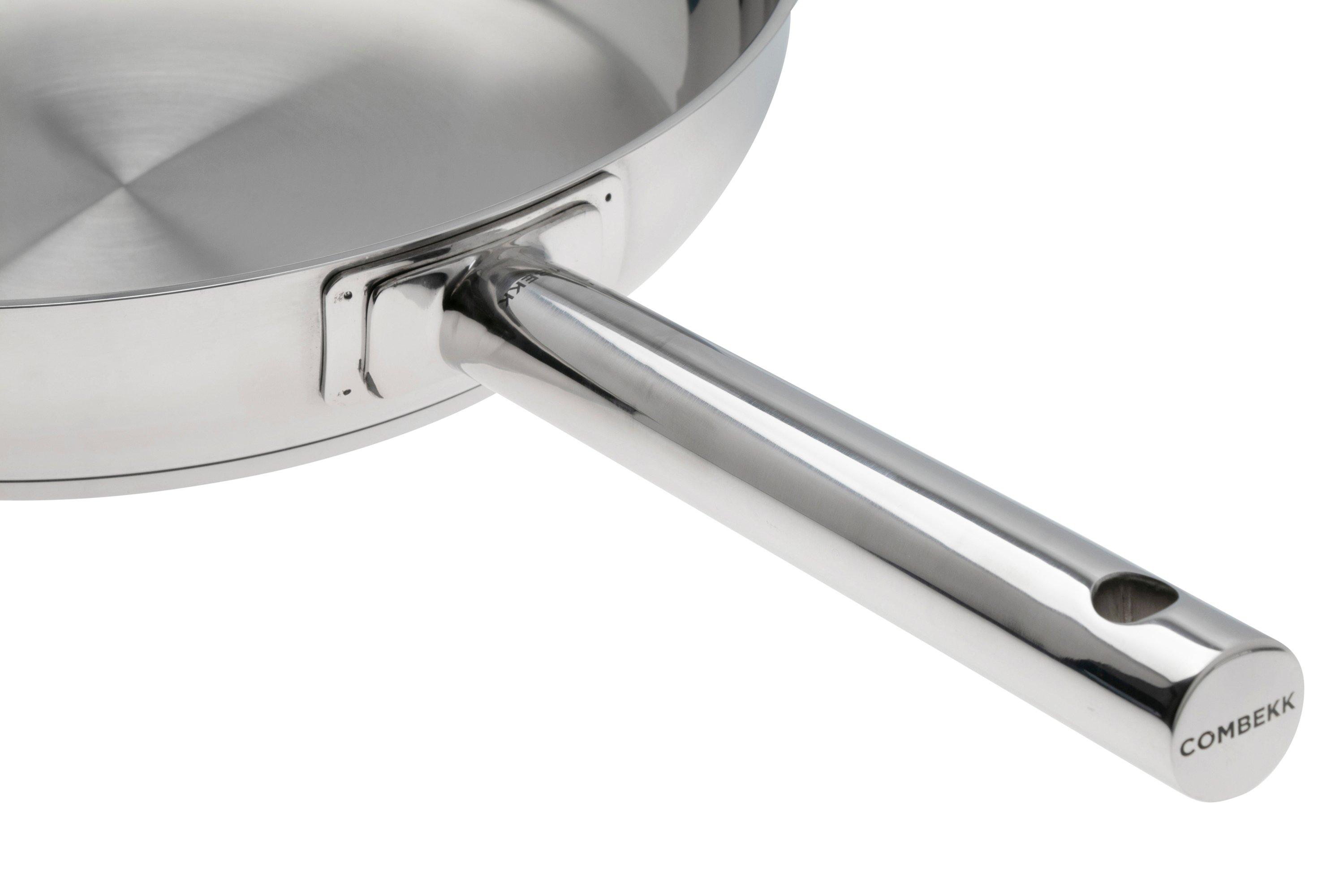 Combekk SUS-Y Pro 151132 Uncoated Recycled Stainless Steel, frying pan ...