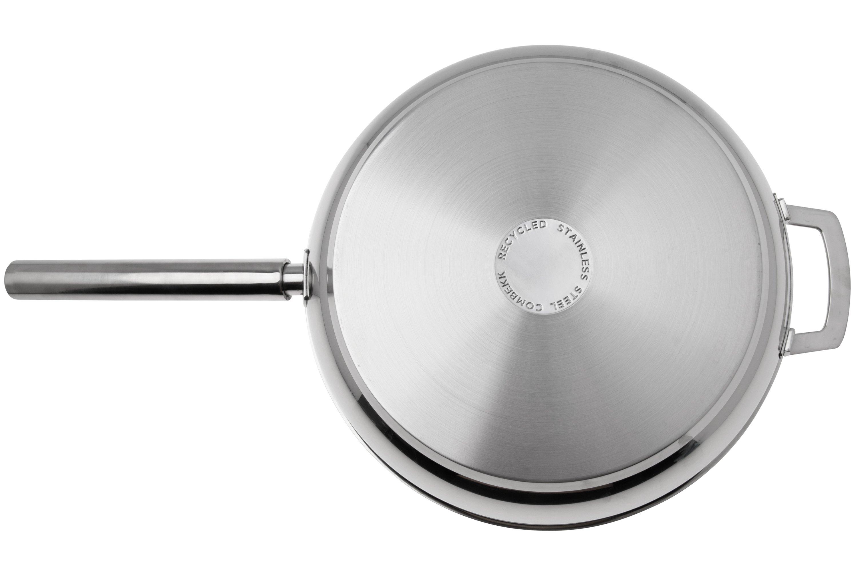 Combekk SUS-Y Pro 152132 Ceramic Recycled Stainless Steel, frying pan ...