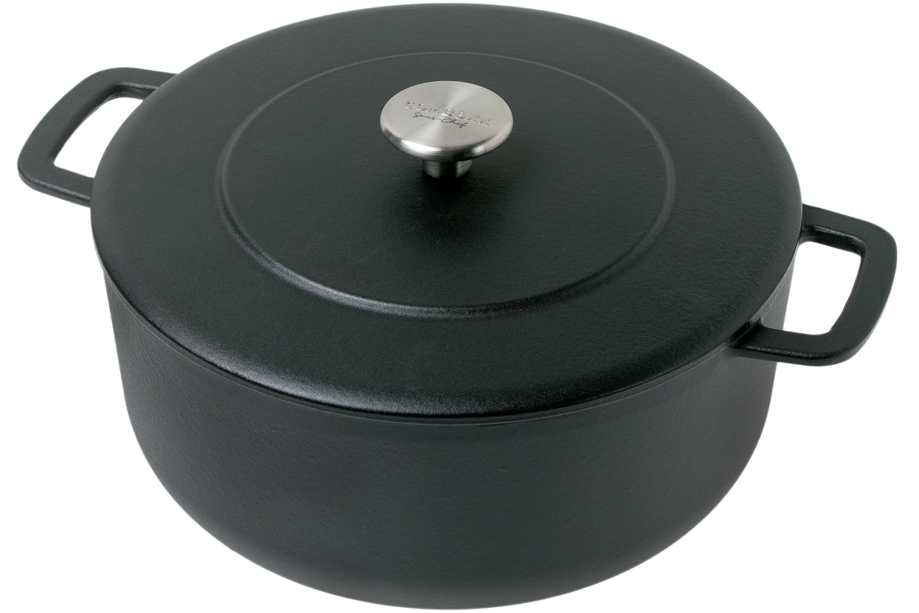 Combekk Sous-Chef Dutch Oven 24 cm black | Advantageously shopping at ...