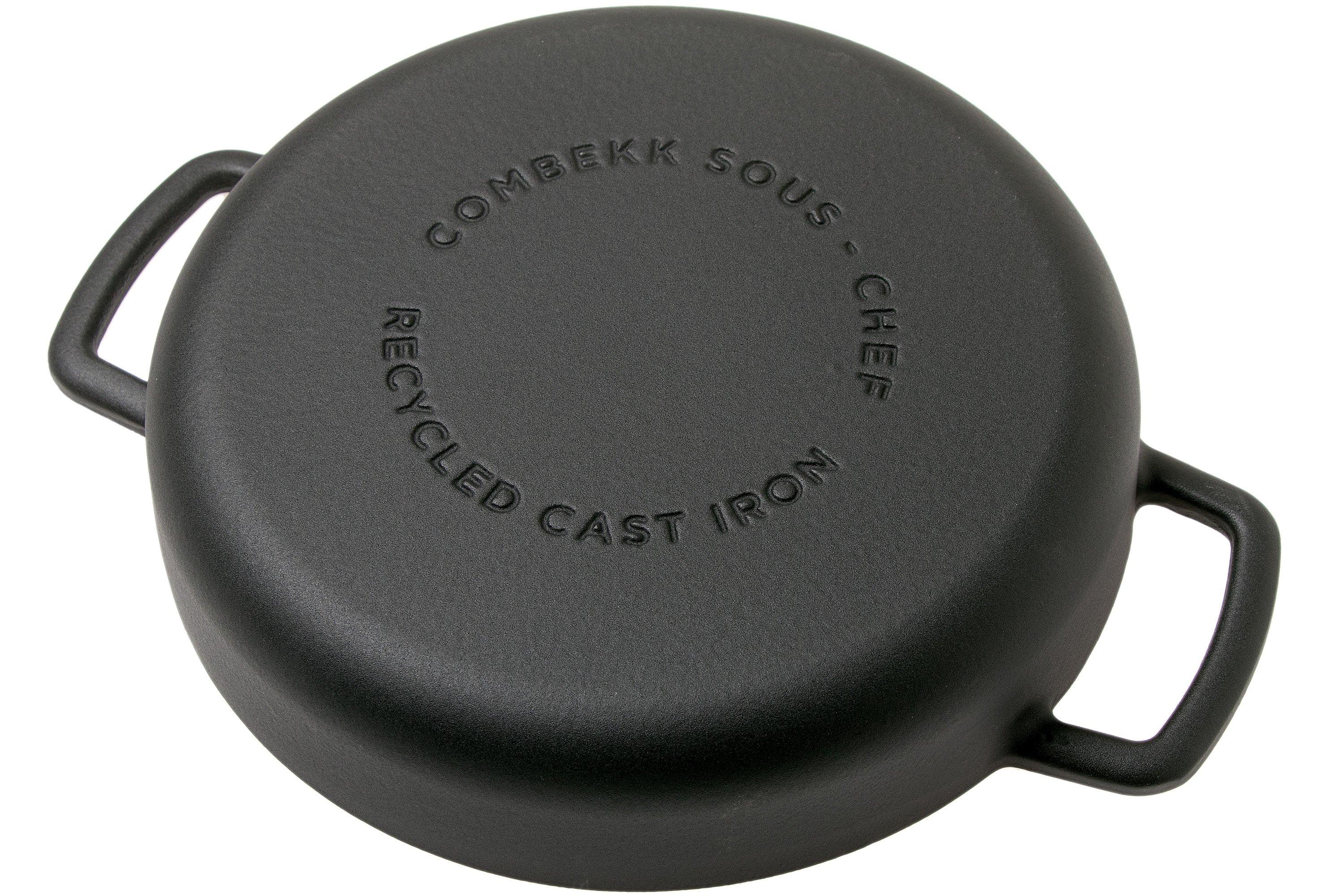 Combekk Sous Chef 192124BL frying pan with double handle 24 cm, black ...