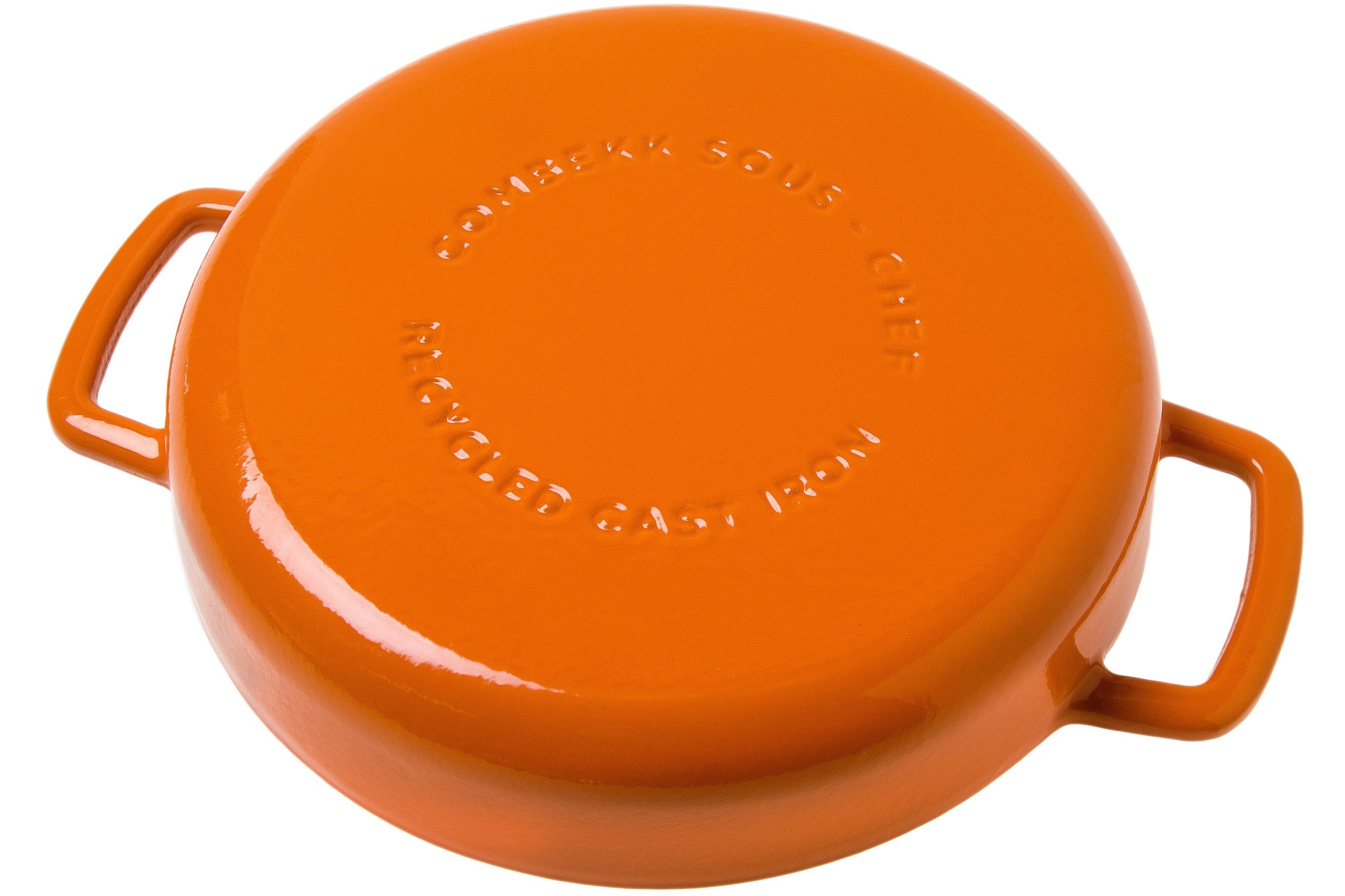 Combekk Sous Chef 192124OR frying pan double handle 24 cm, orange ...