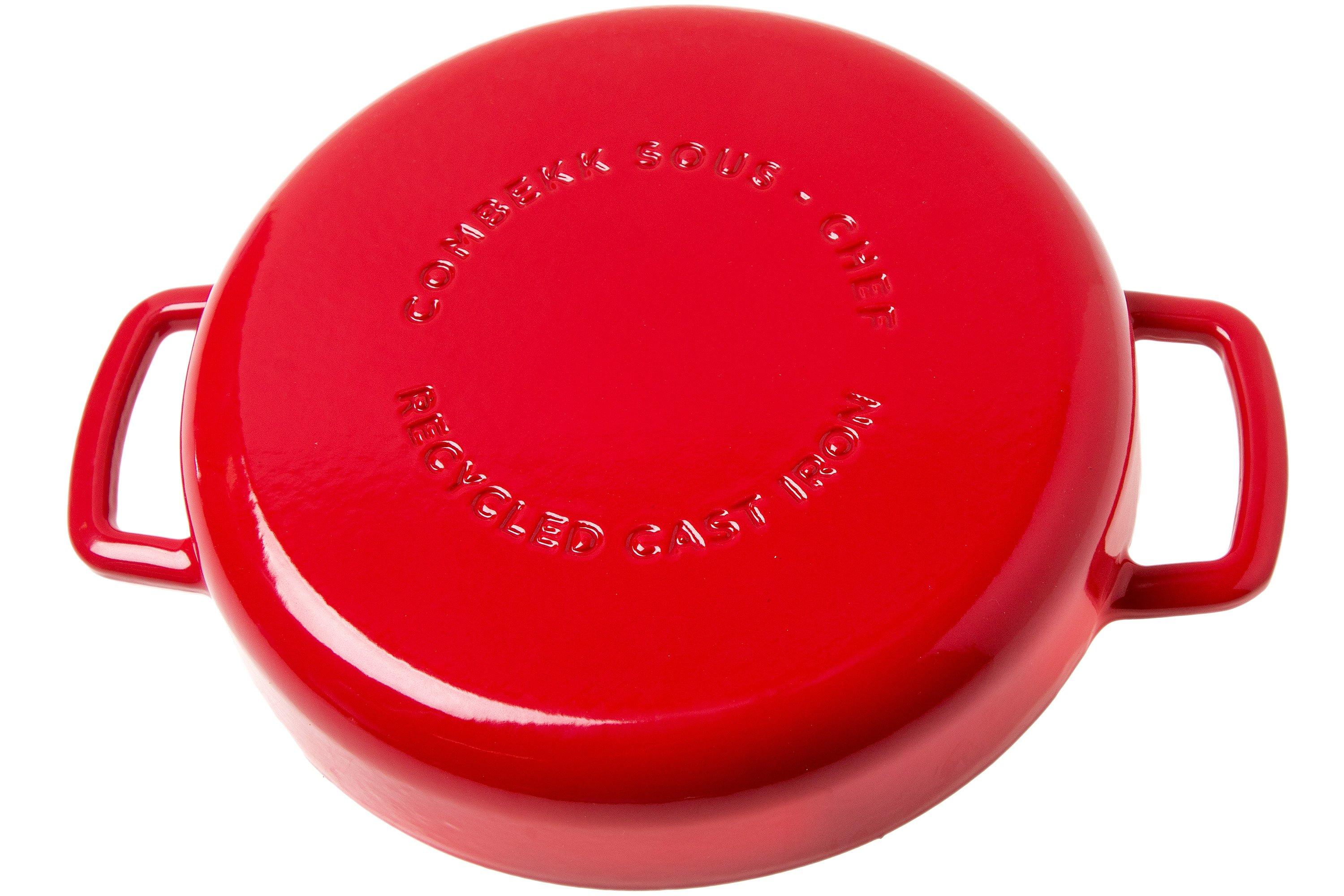 Combekk Sous Chef 192124RD frying pan double handle 24 cm, red ...