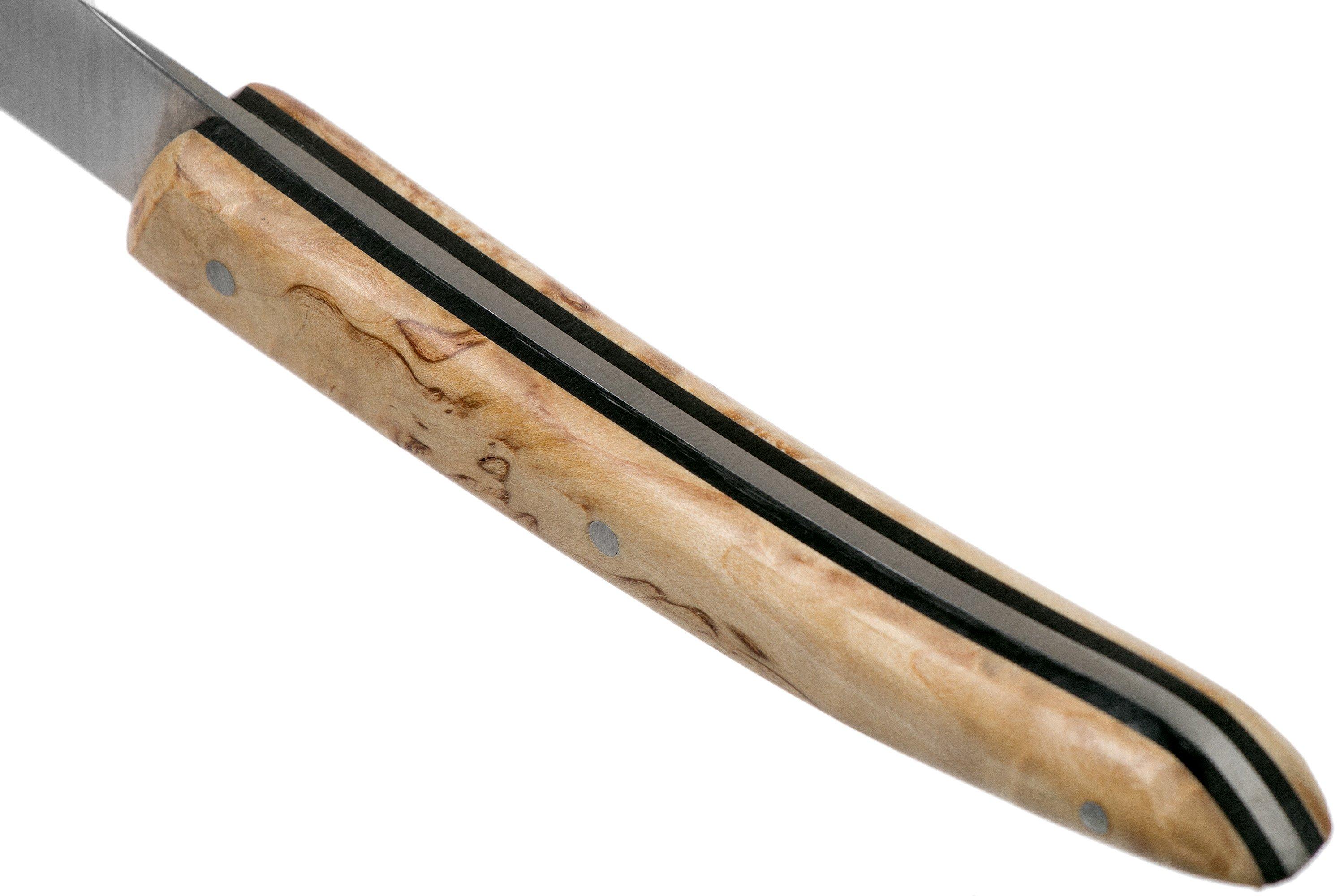 Claude Dozorme Le Thiers steak knife set 4-piece, birch wood black ...