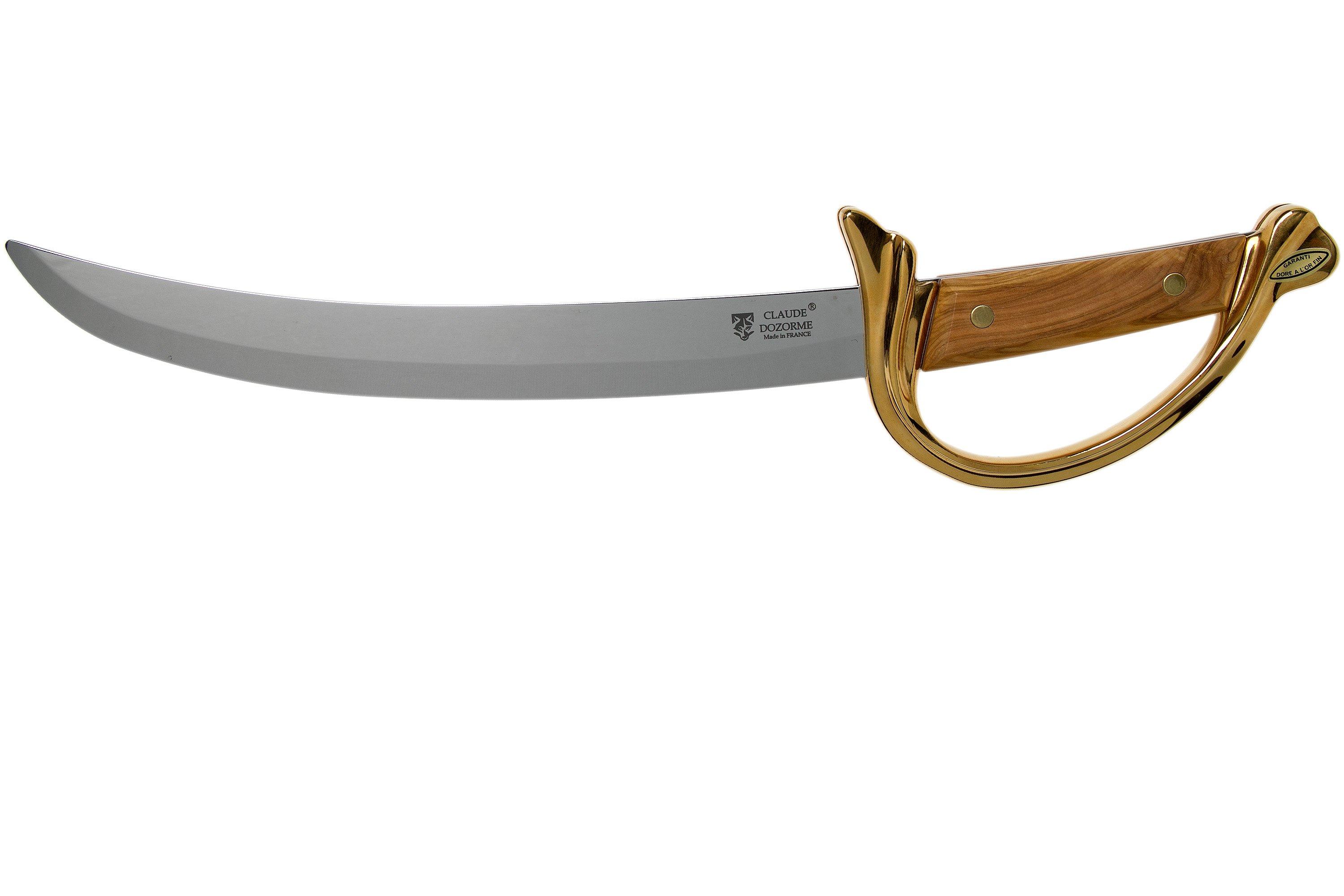 Claude Dozorme champagne Sabre Napoleon olive wood | Advantageously ...