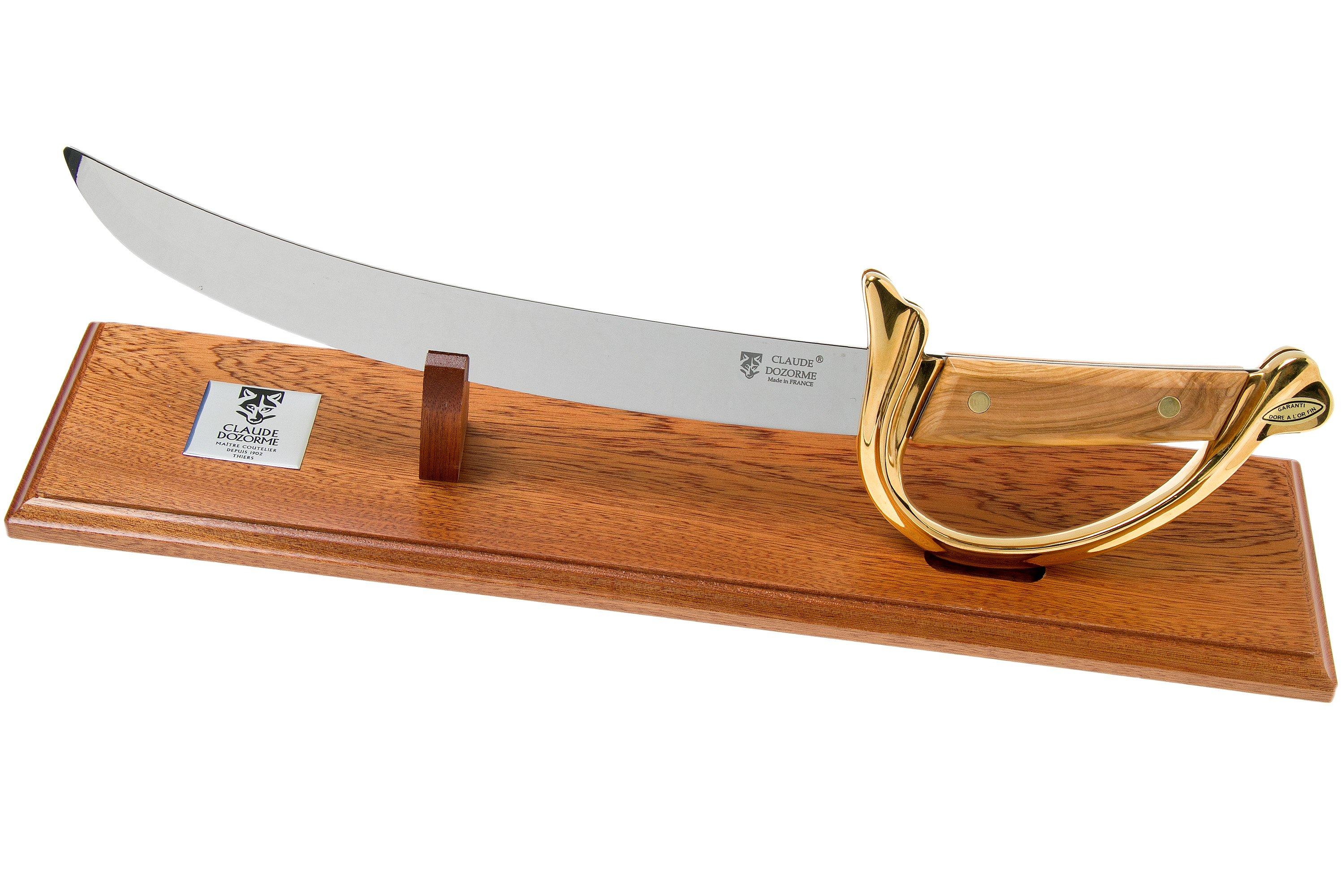 Claude Dozorme champagne Sabre Napoleon olive wood | Advantageously ...