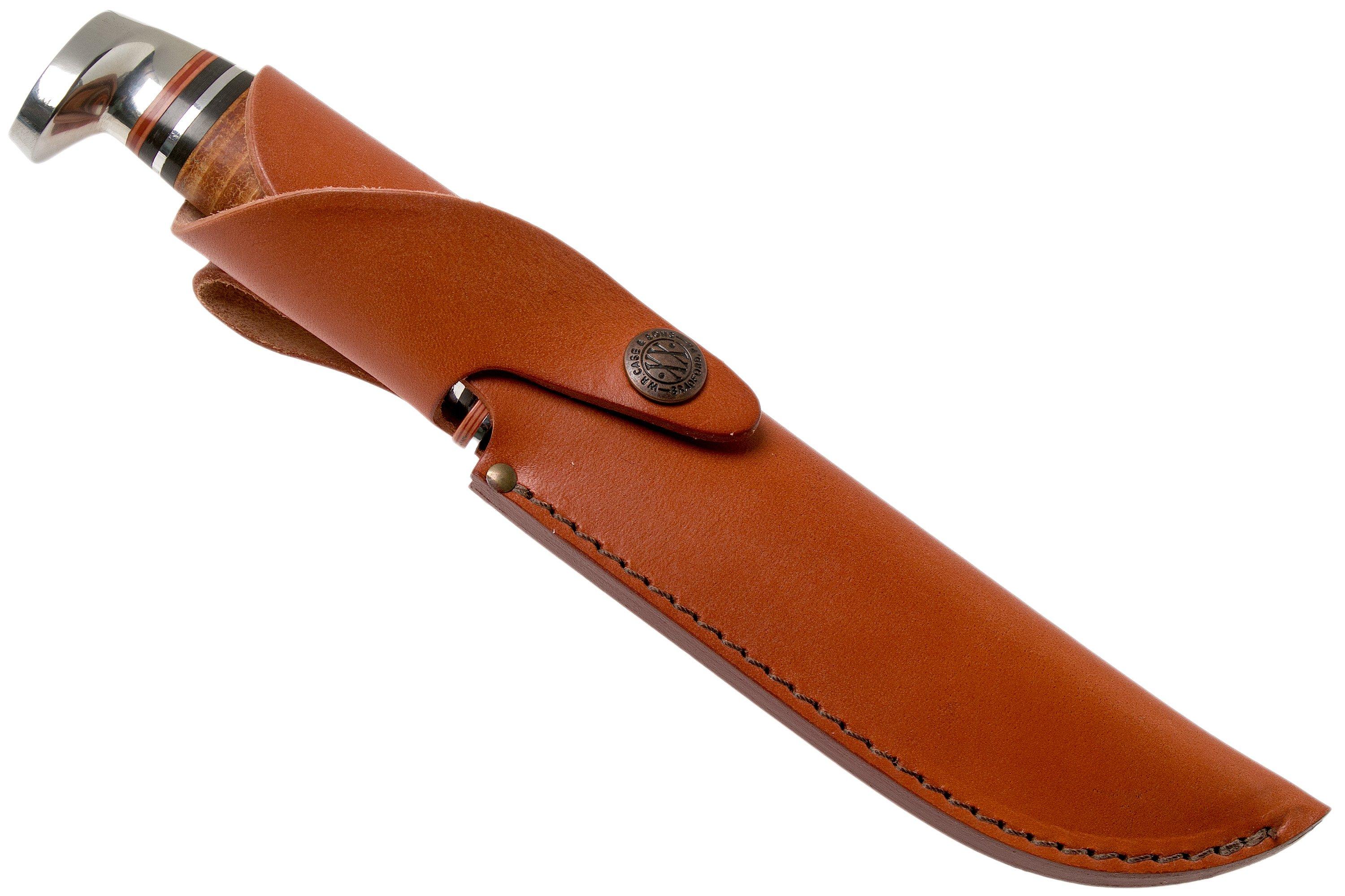 Case Medium Skinner, Leather Hunter, 00384, 323-5 SS hunting knife ...