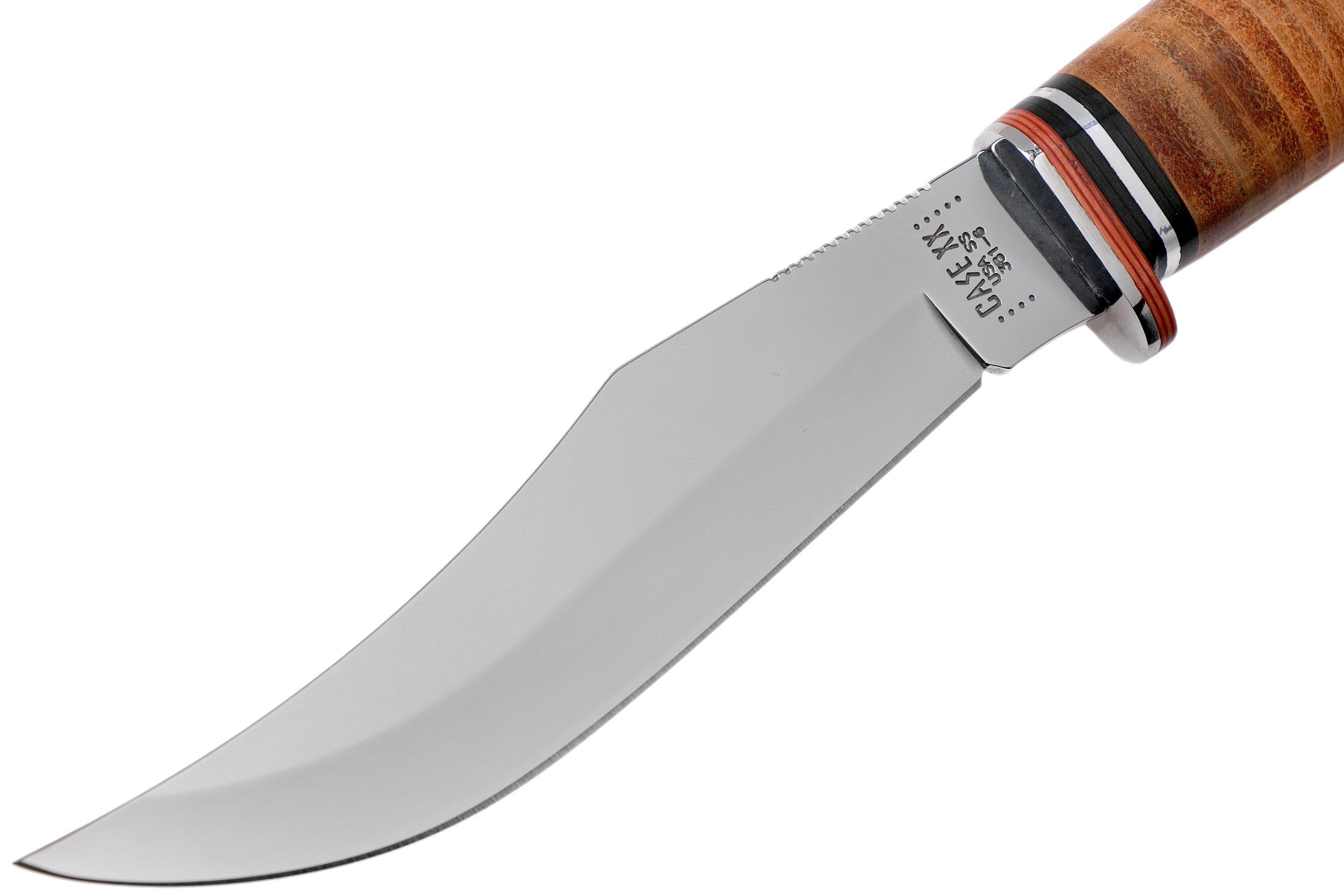 Case Knives Leather 6” Skinner Hunter 381-6 SS 00386 hunting knife ...