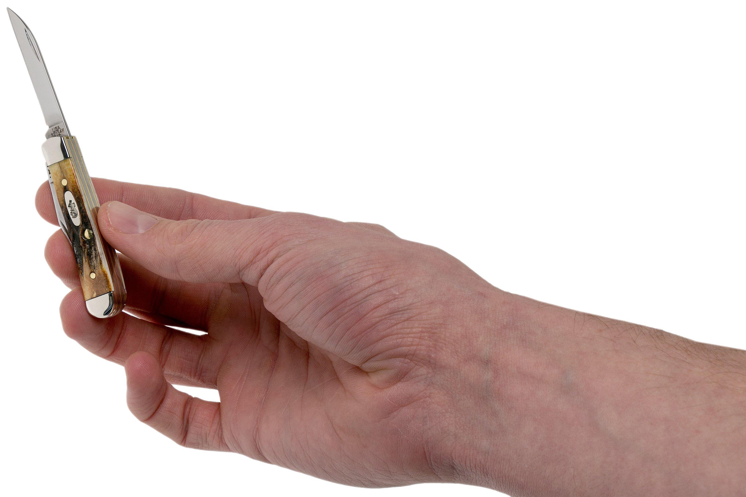 Case Tiny Trapper Genuine Stag 05968, 52154W SS coltello da tasca | Fare acquisti ...