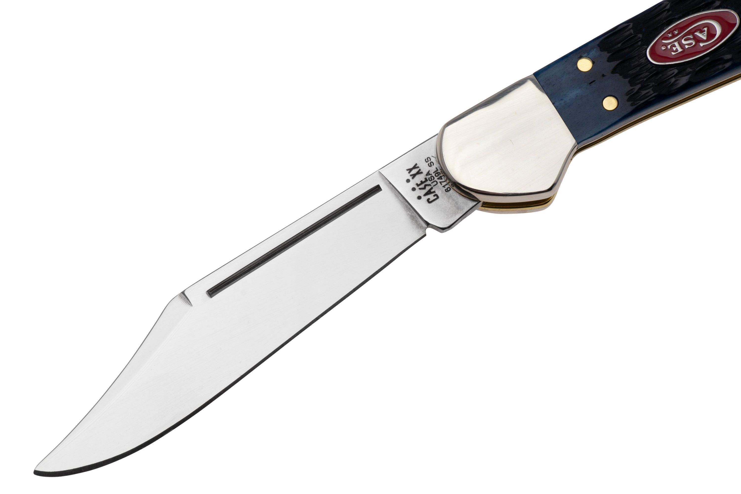 Case Mini Copperlock 6891 Navy Blue Bone, Rogers Jig 61749L SS pocket ...