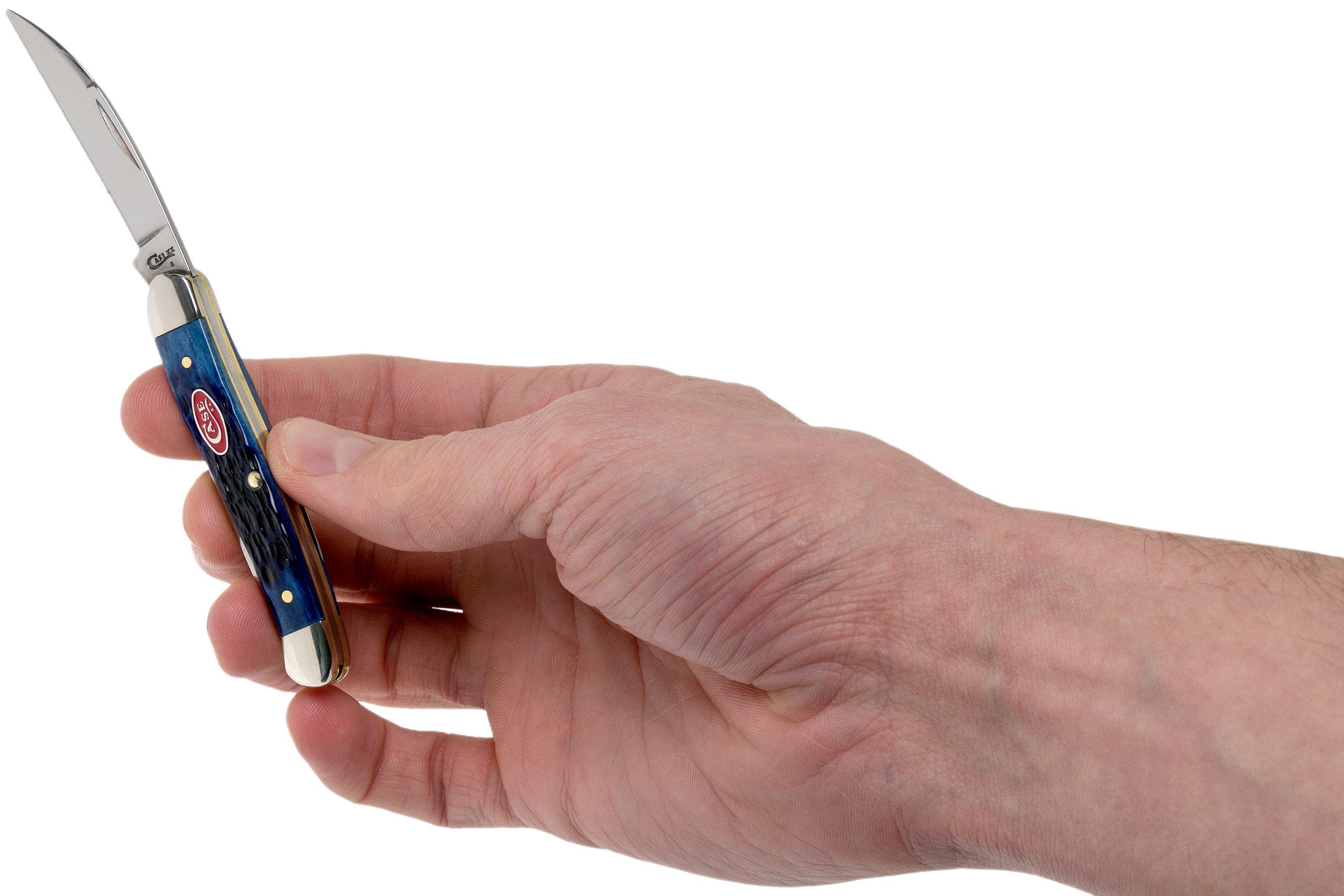 Case Mini Copperhead Navy Blue Bone, Rogers Jig, 07062, 62109W SS ...