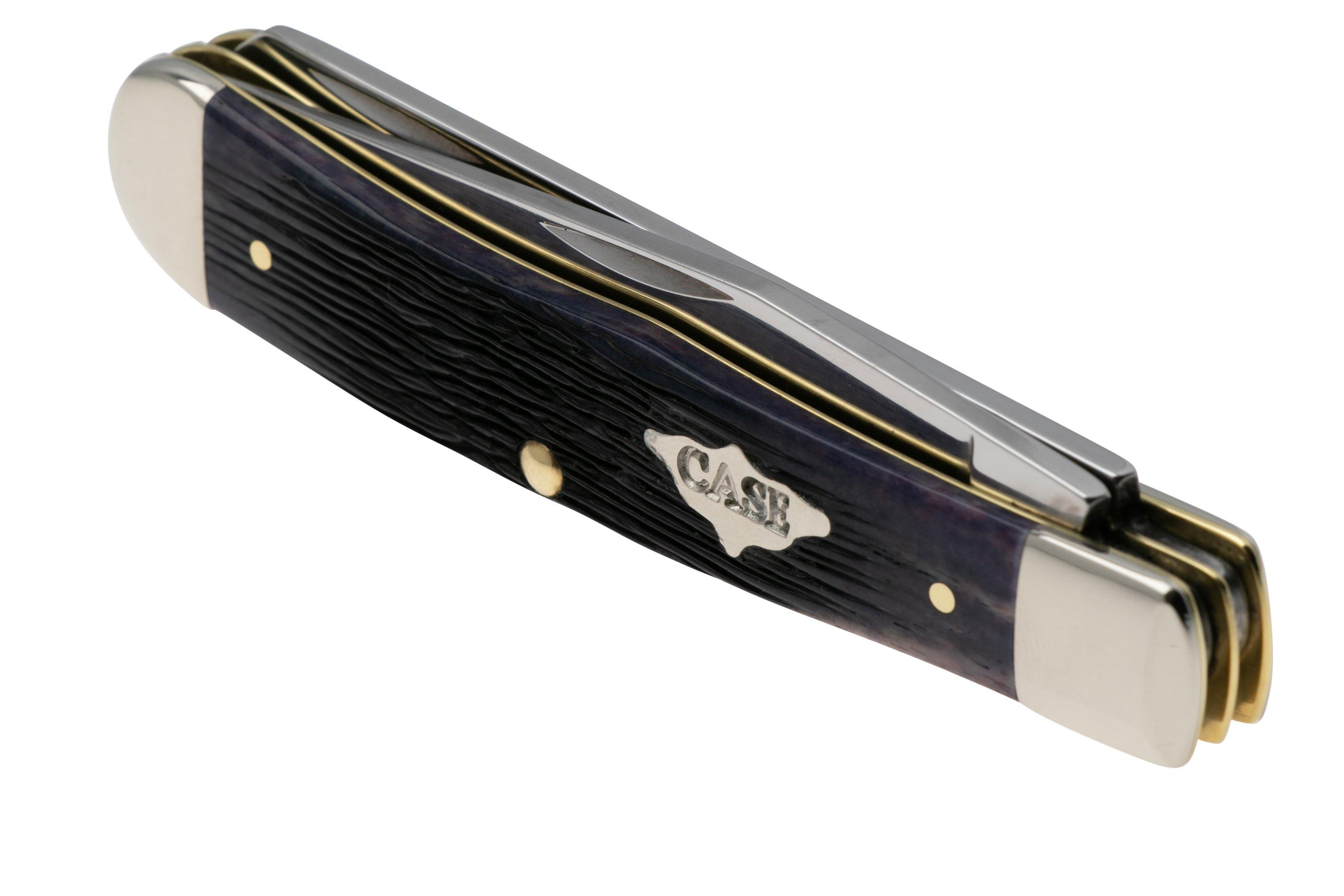 Case Trapper 09700 Purple Bone, Barnboard Jig 6254 SS pocket knife ...