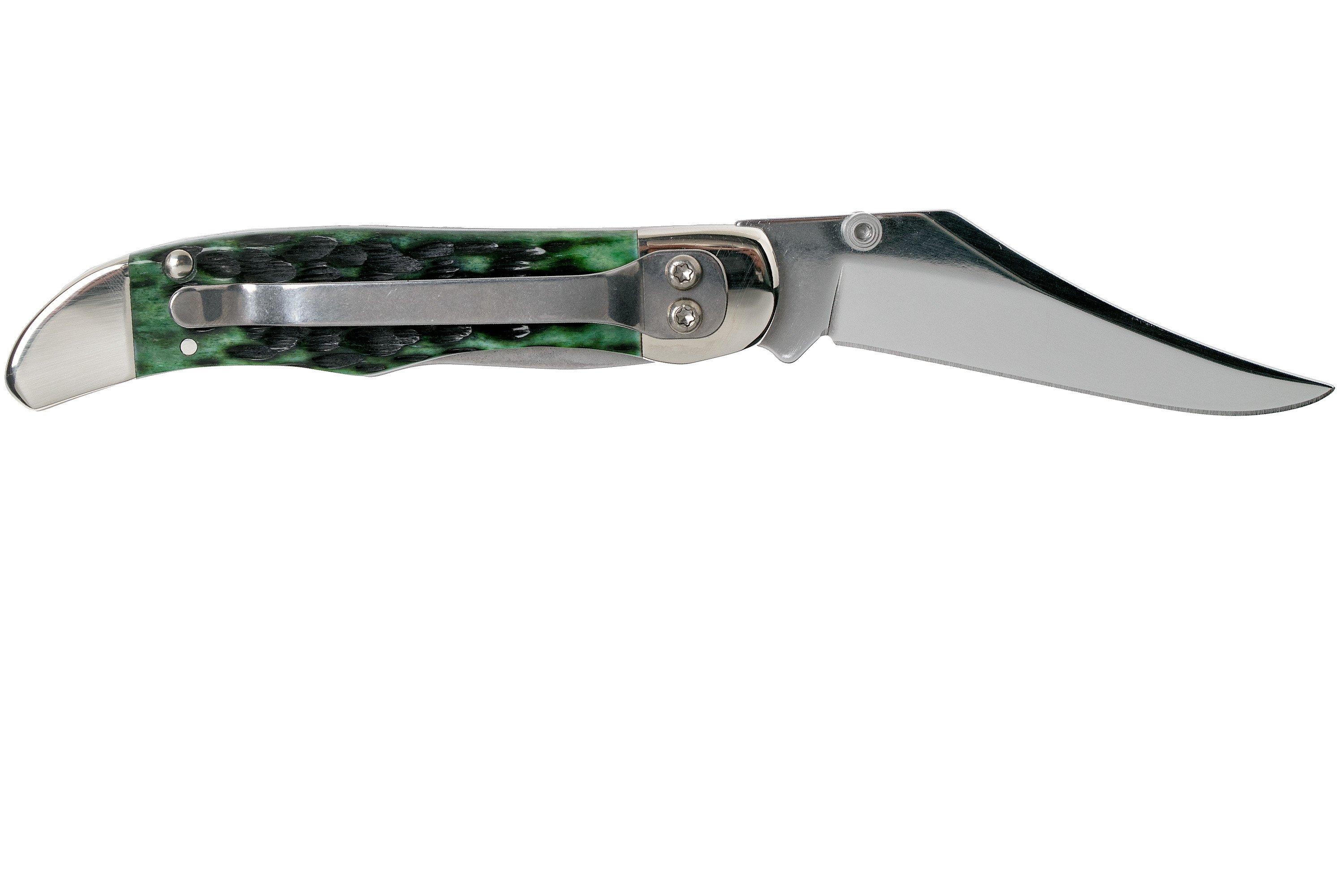 Case Kickstart Mid Folding Hunter Pocket Worn Bermuda Green Bone, Peach ...