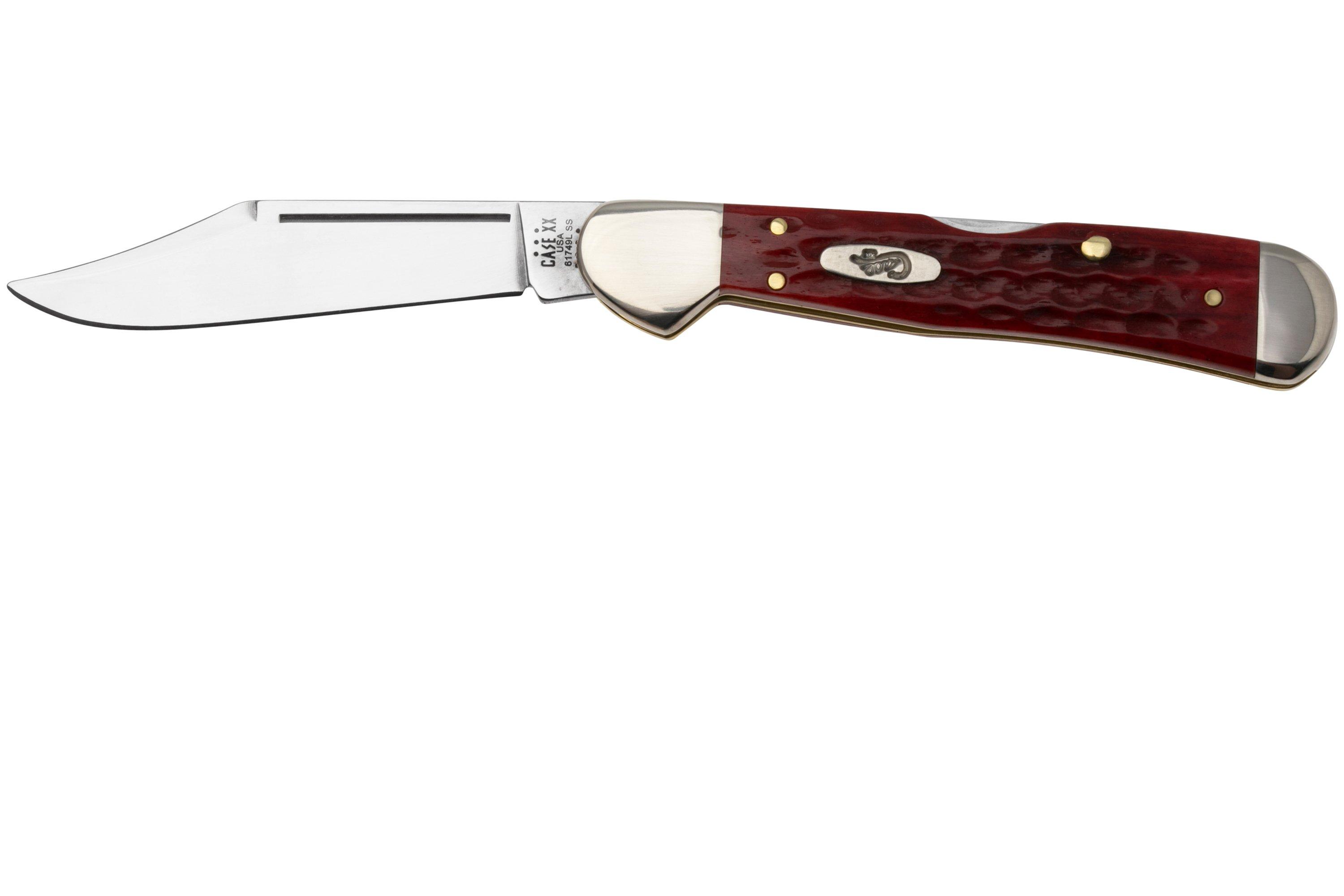 Case Mini Copperlock 10307 Pocket Worn Old Red Bone, Corn Cob Jig ...